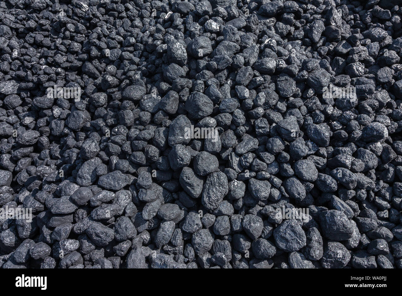 Coal stored at a depot Stock Photo - Alamy