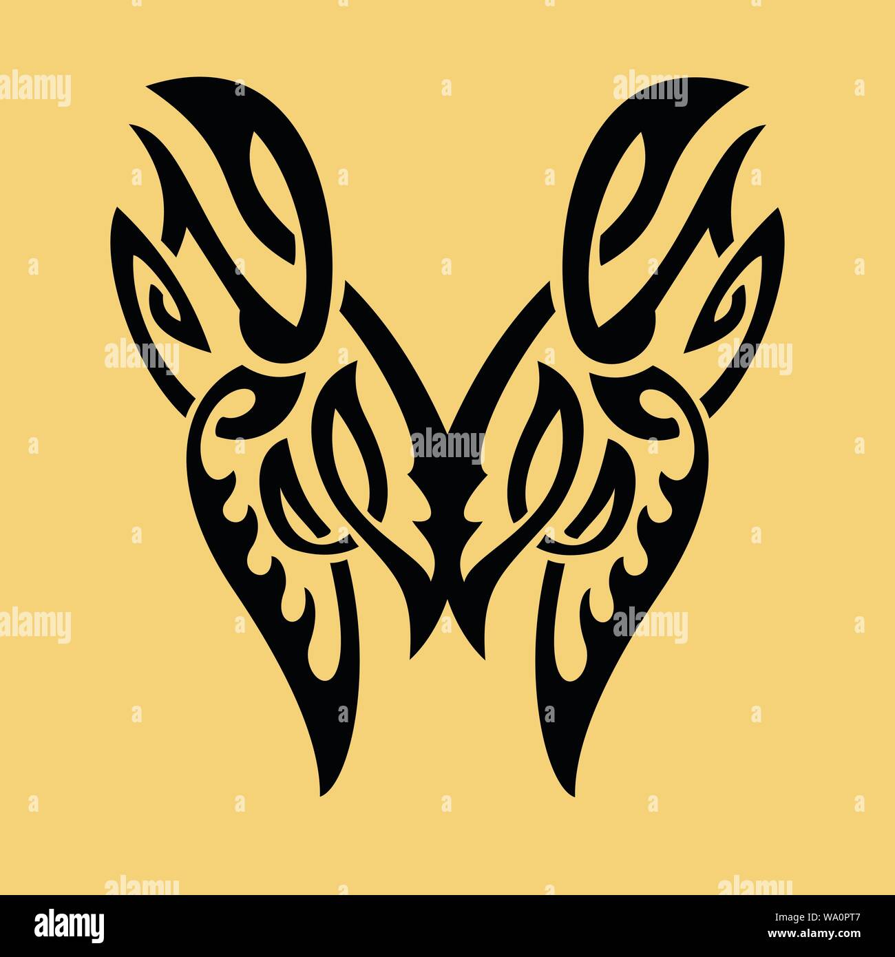tribal tattoo vector design Stock Vector Image & Art - Alamy