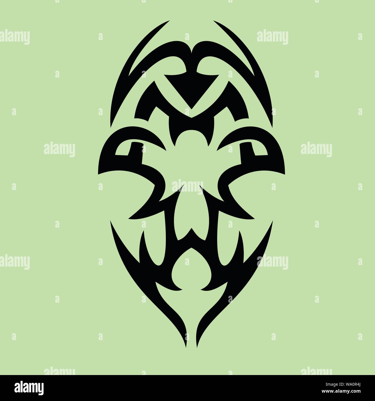 tribal tattoo vector design Stock Vector Image & Art - Alamy