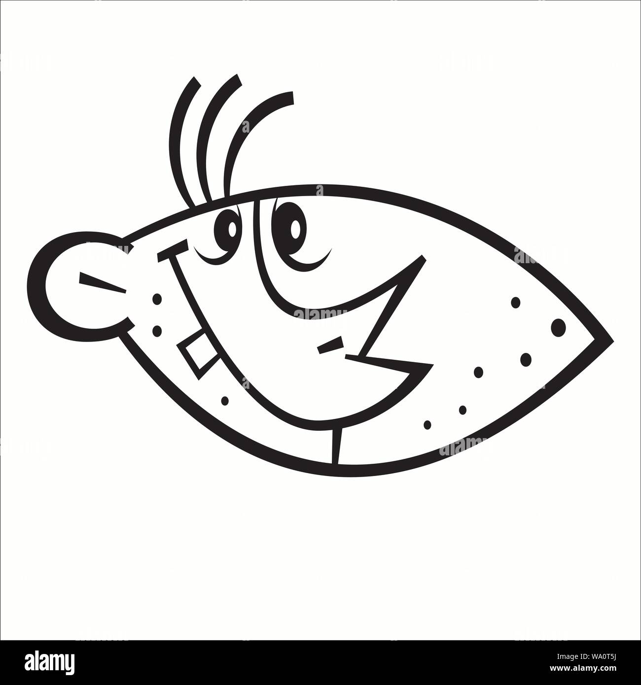 Vector illustration of funny person character Stock Vector Image & Art ...