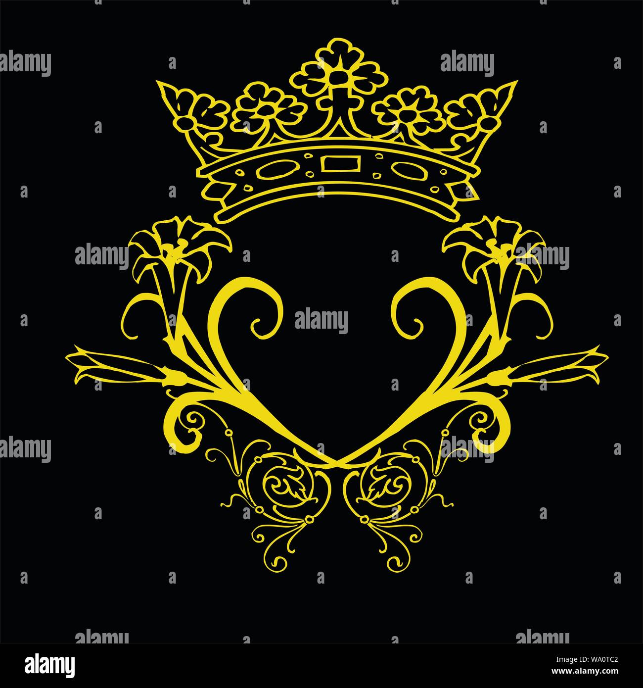 royal logo vector Stock Vector Image & Art - Alamy