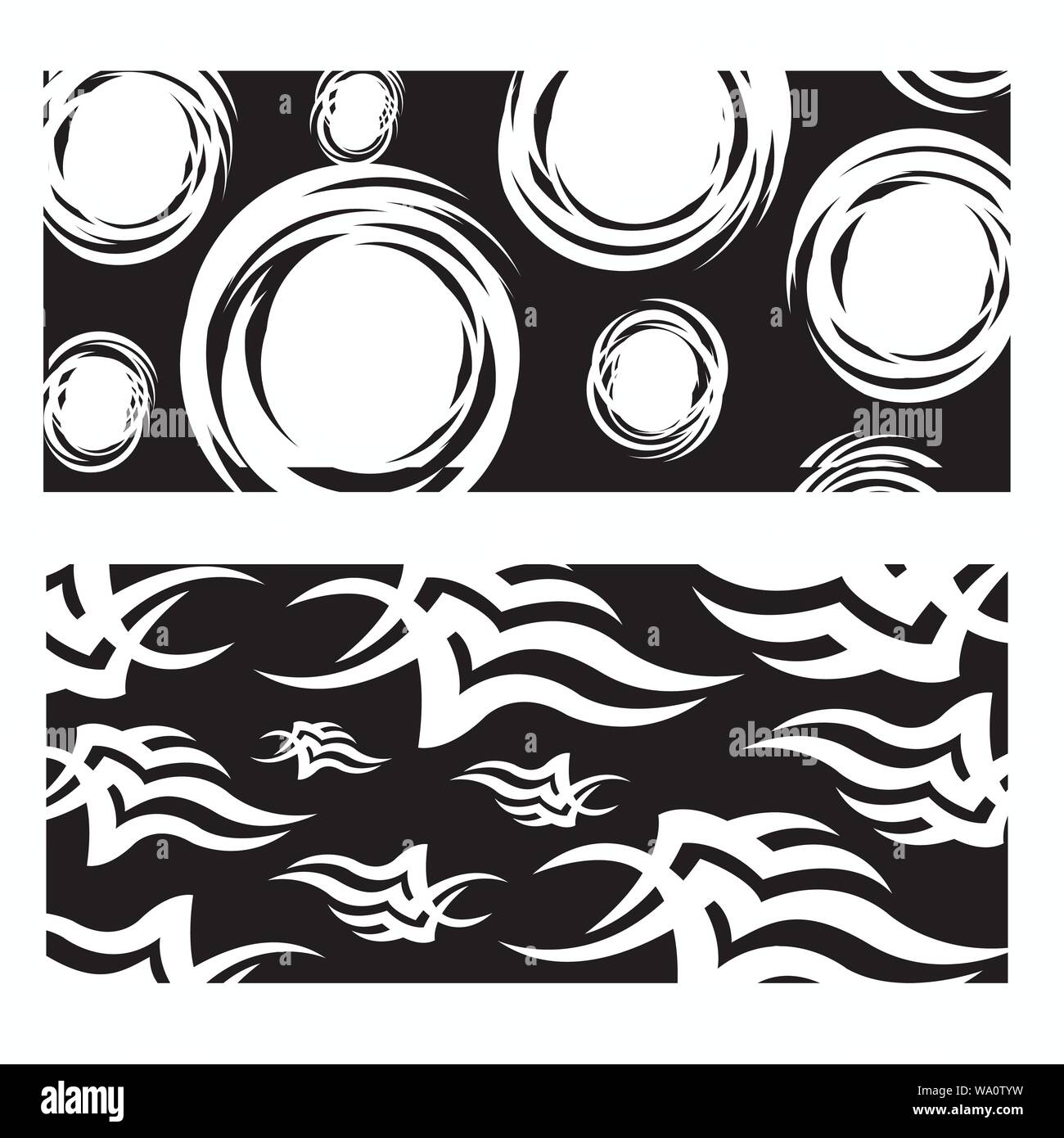 Abstract vector patterns are the same for design purposes Stock Vector ...