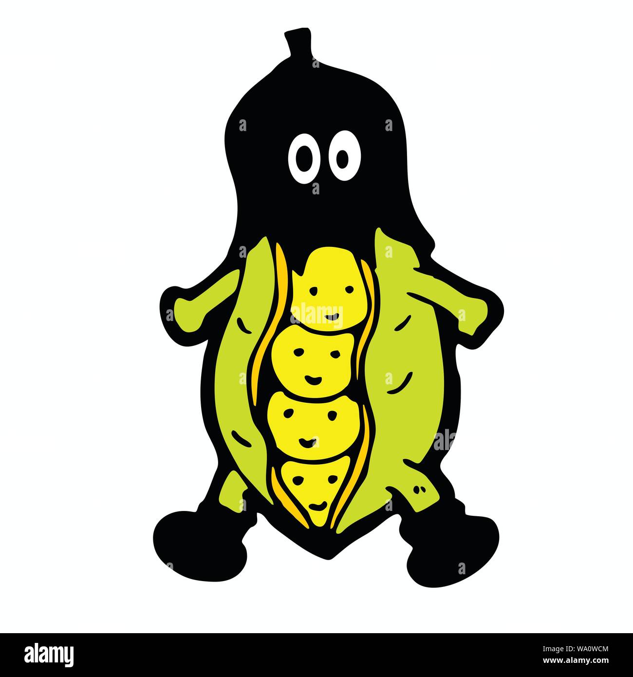 vector illustration of vegetable character Stock Vector Image & Art - Alamy