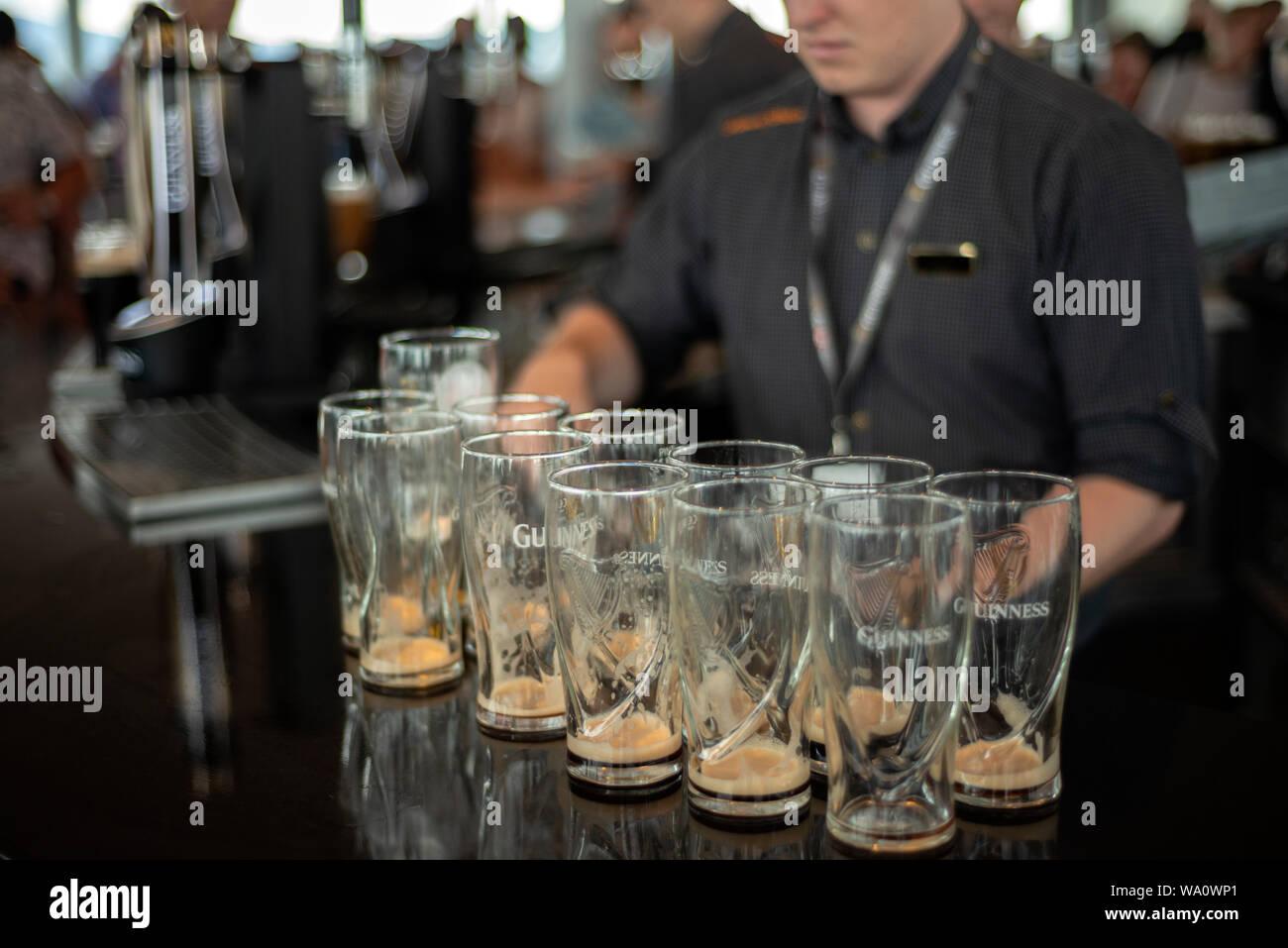 Empty guinness glasses hi-res stock photography and images - Alamy