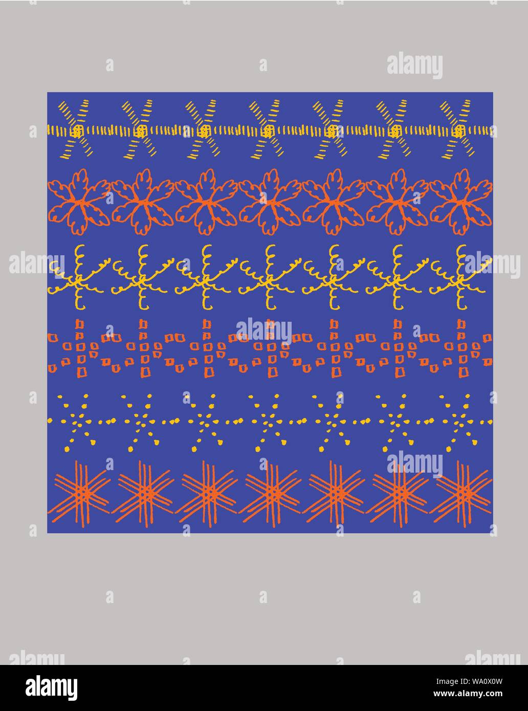 Abstract vector patterns are the same for design purposes Stock Vector ...