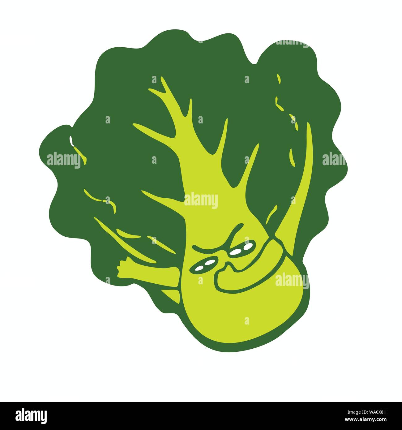 vector illustration of vegetable character Stock Vector Image & Art - Alamy