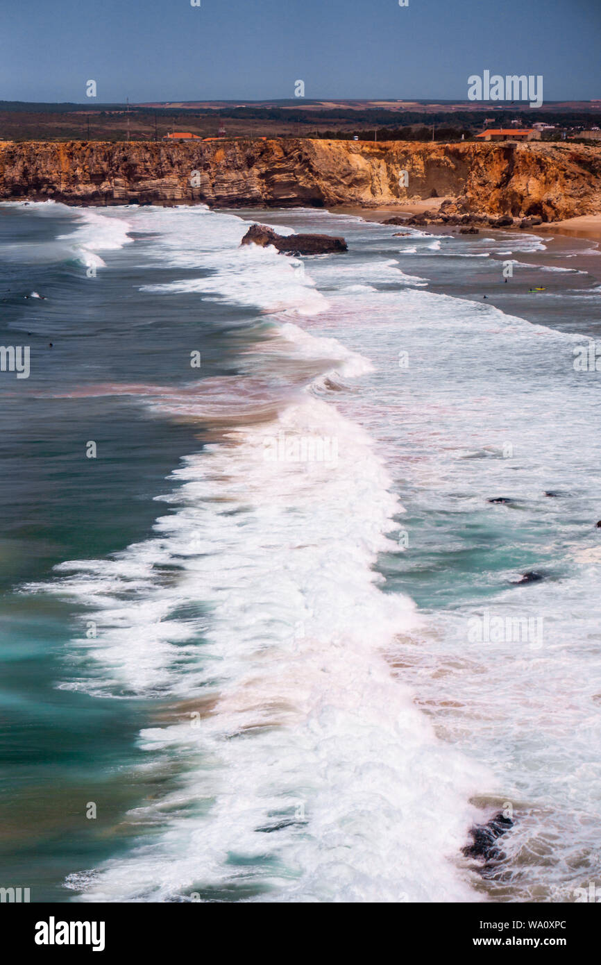Big ocean waves of Atlantic Ocean Stock Photo - Alamy