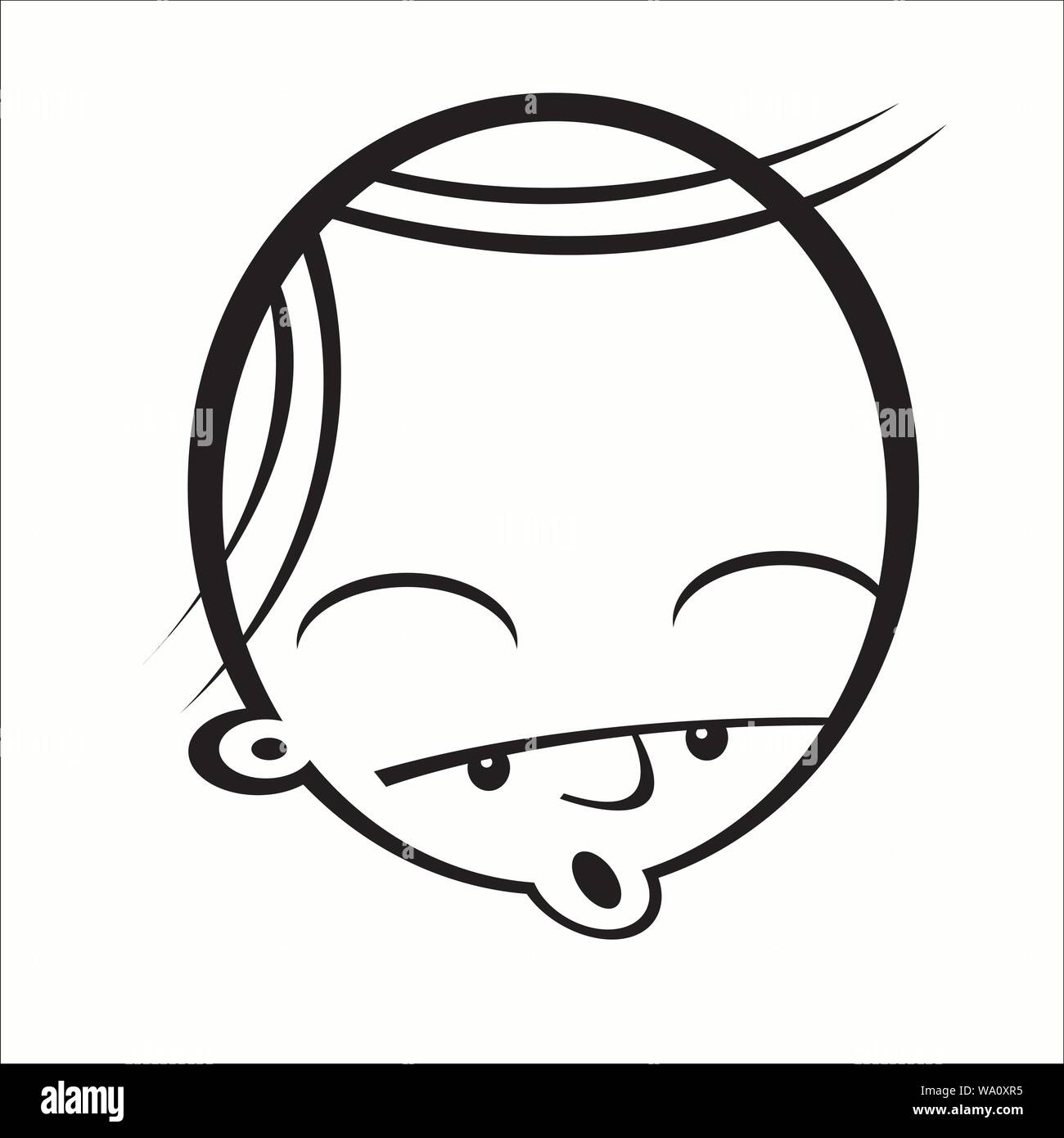 Vector illustration of funny person character Stock Vector Image & Art ...