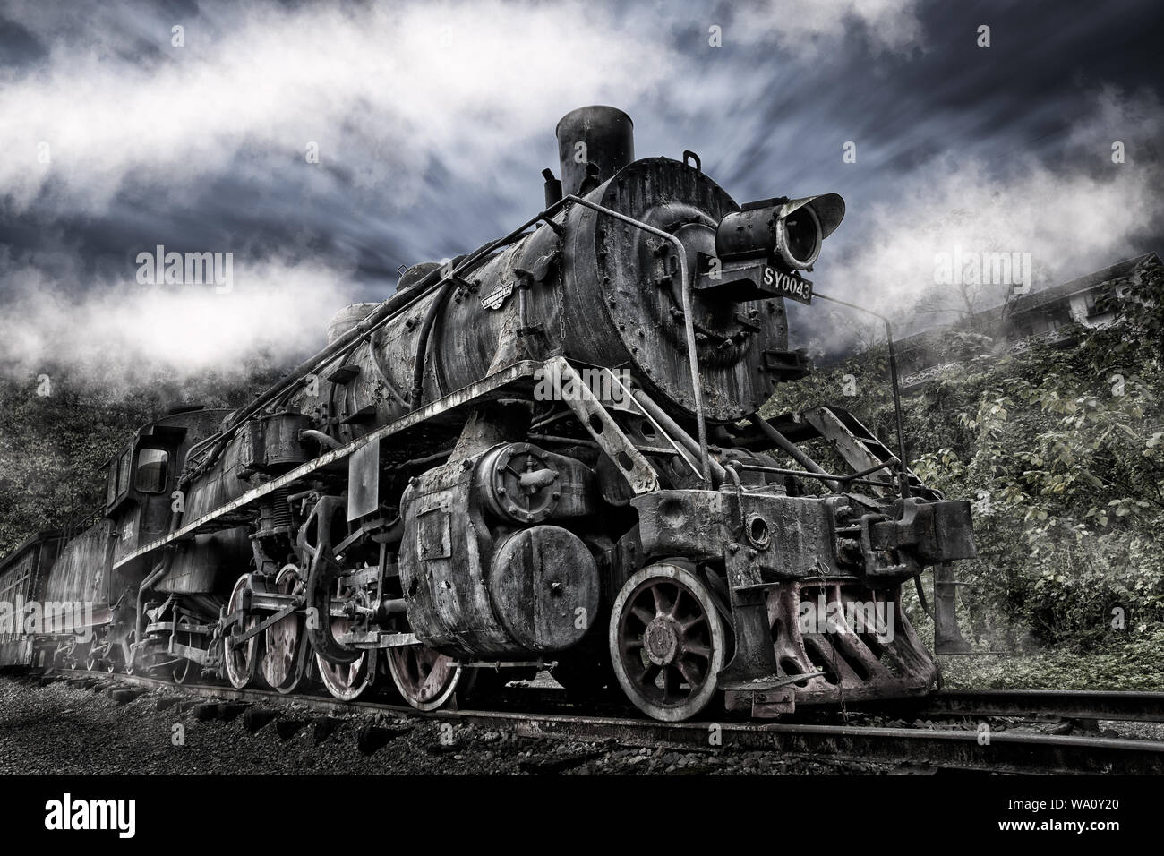 China steam train hi-res stock photography and images - Alamy
