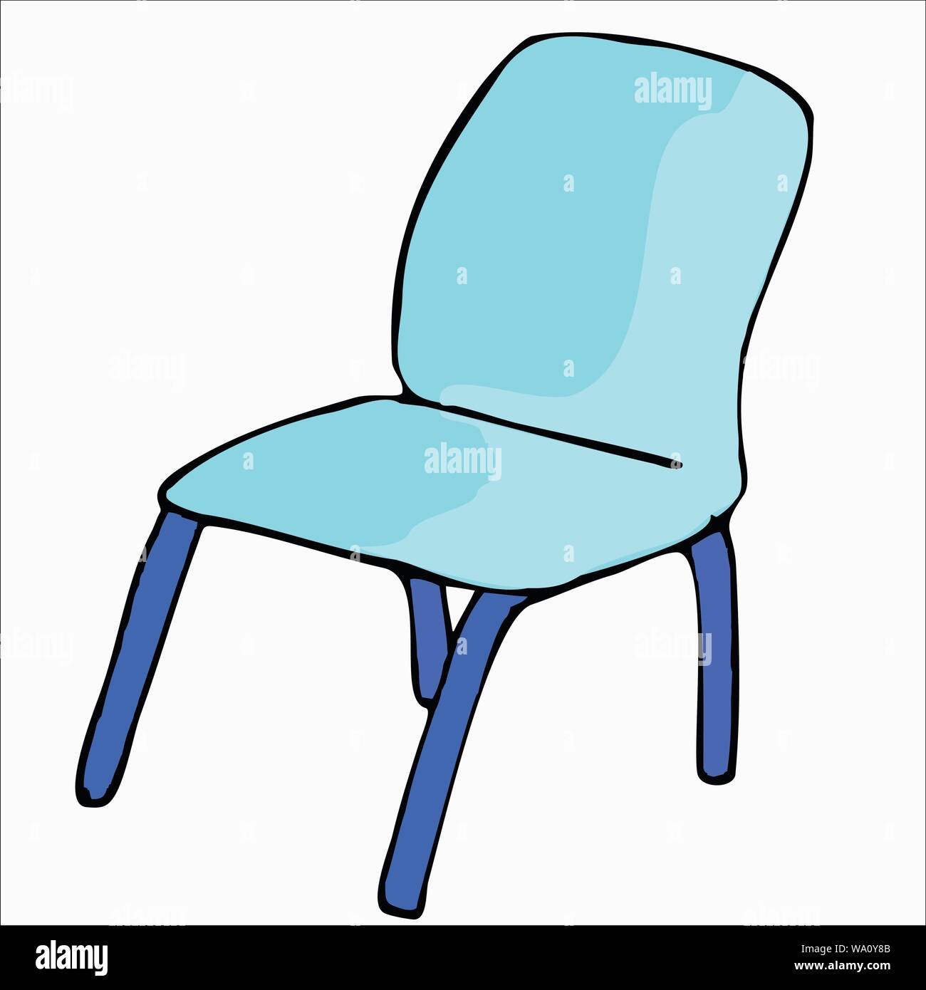 vector illustration of chair Stock Vector Image & Art - Alamy