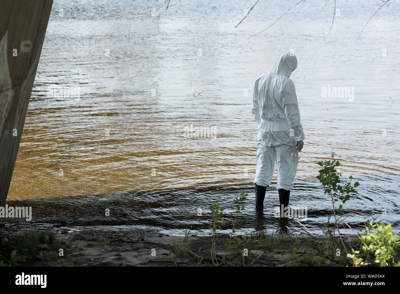 Back view water inspector hi-res stock photography and images - Alamy