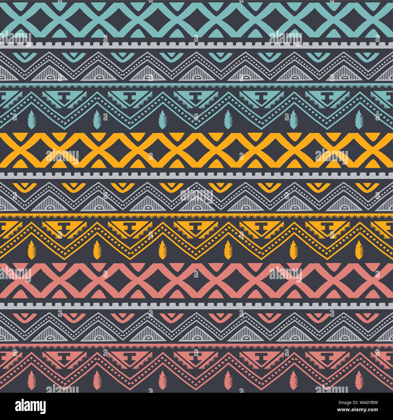 native tribe pattern background wallpaper vector art illustration Stock ...