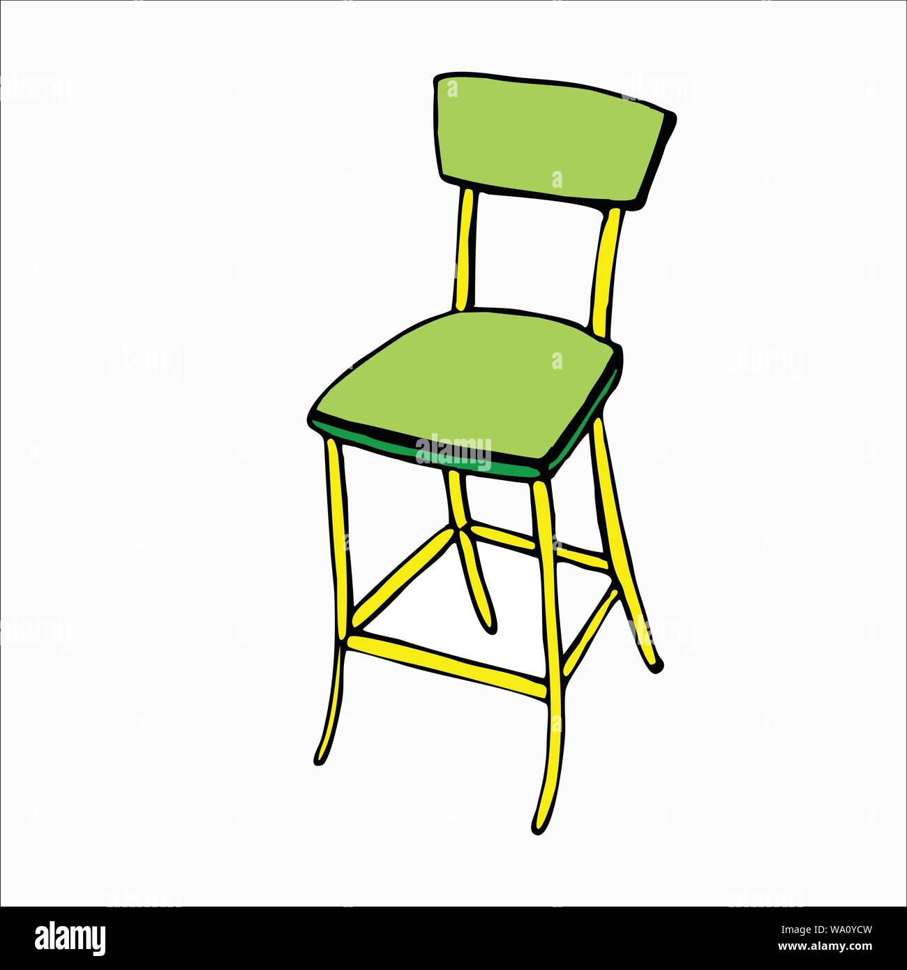 vector illustration of chair Stock Vector Image & Art - Alamy