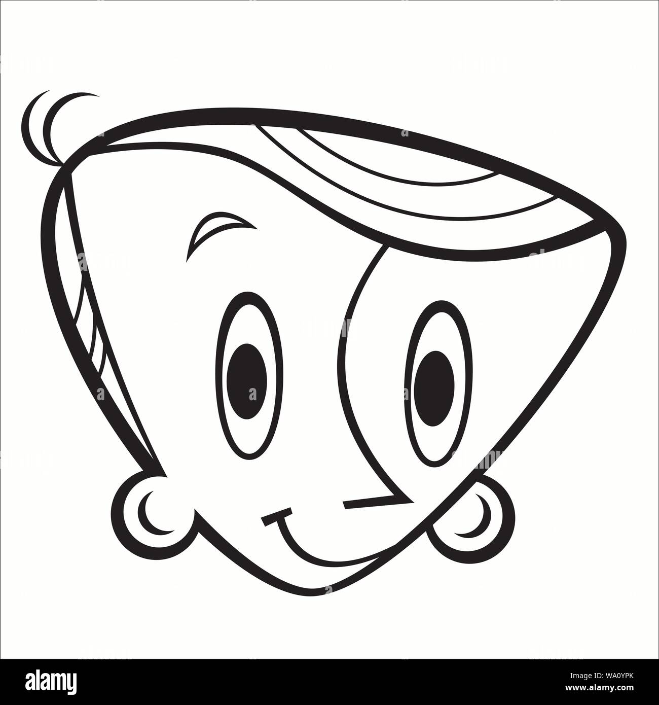 Vector illustration of funny person character Stock Vector Image & Art ...