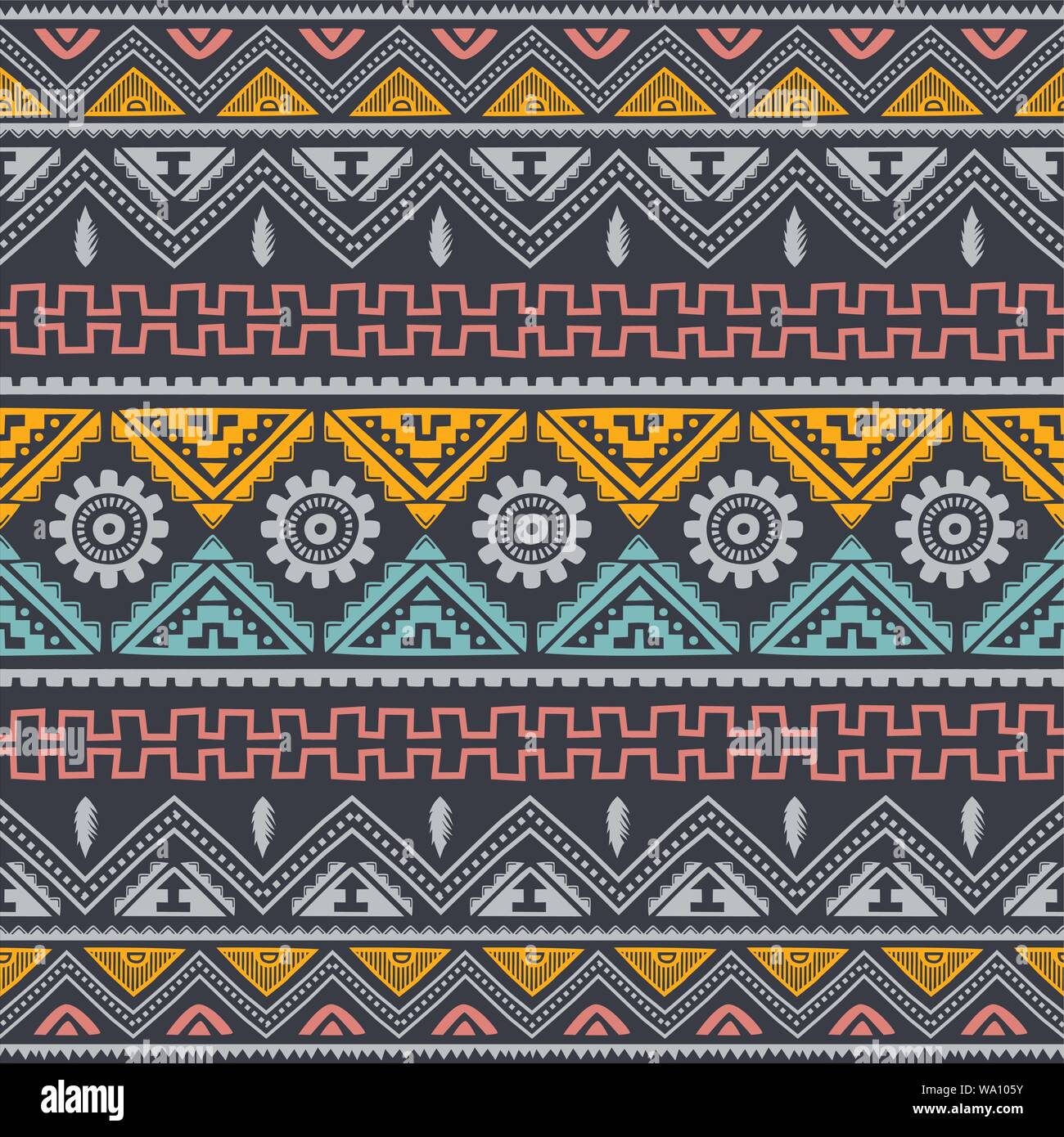 native tribe pattern background wallpaper vector art illustration Stock ...