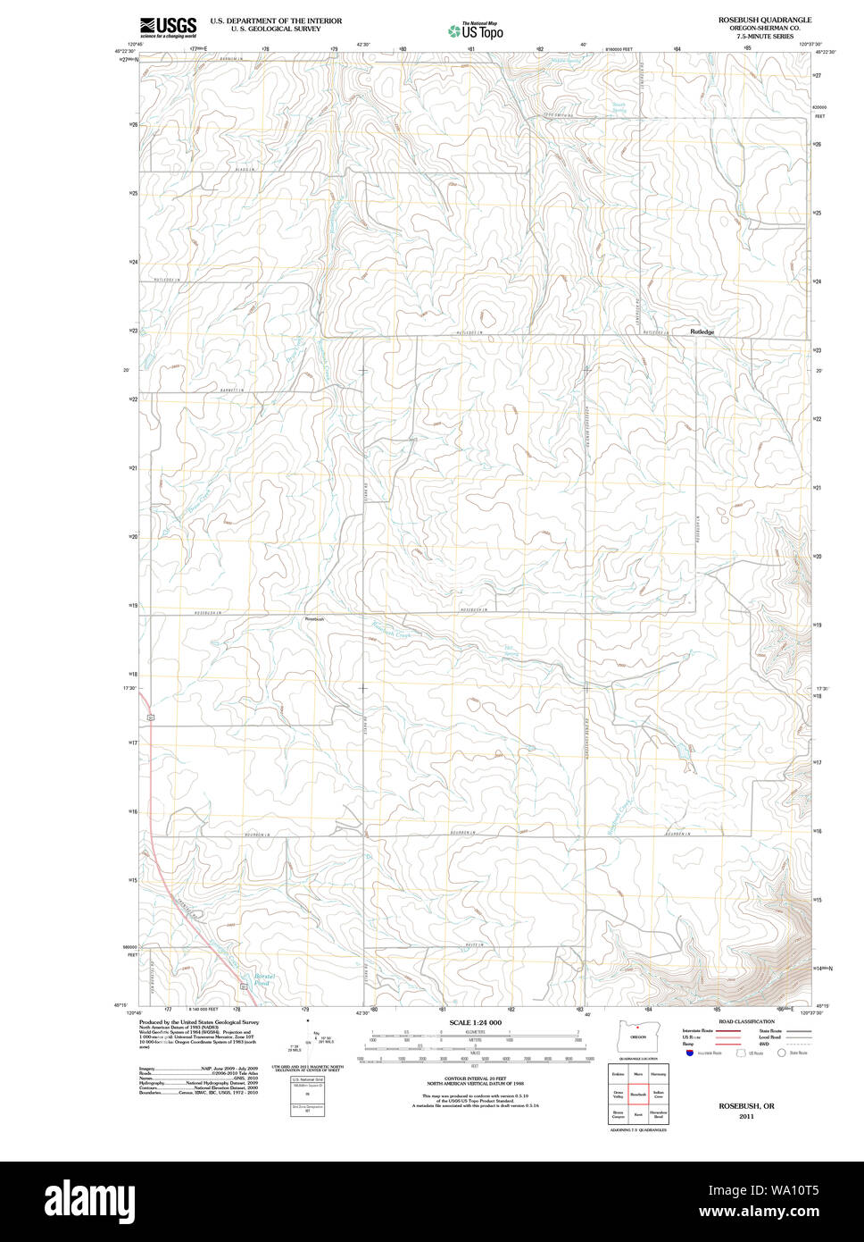 Map oregon usgs hi-res stock photography and images - Alamy