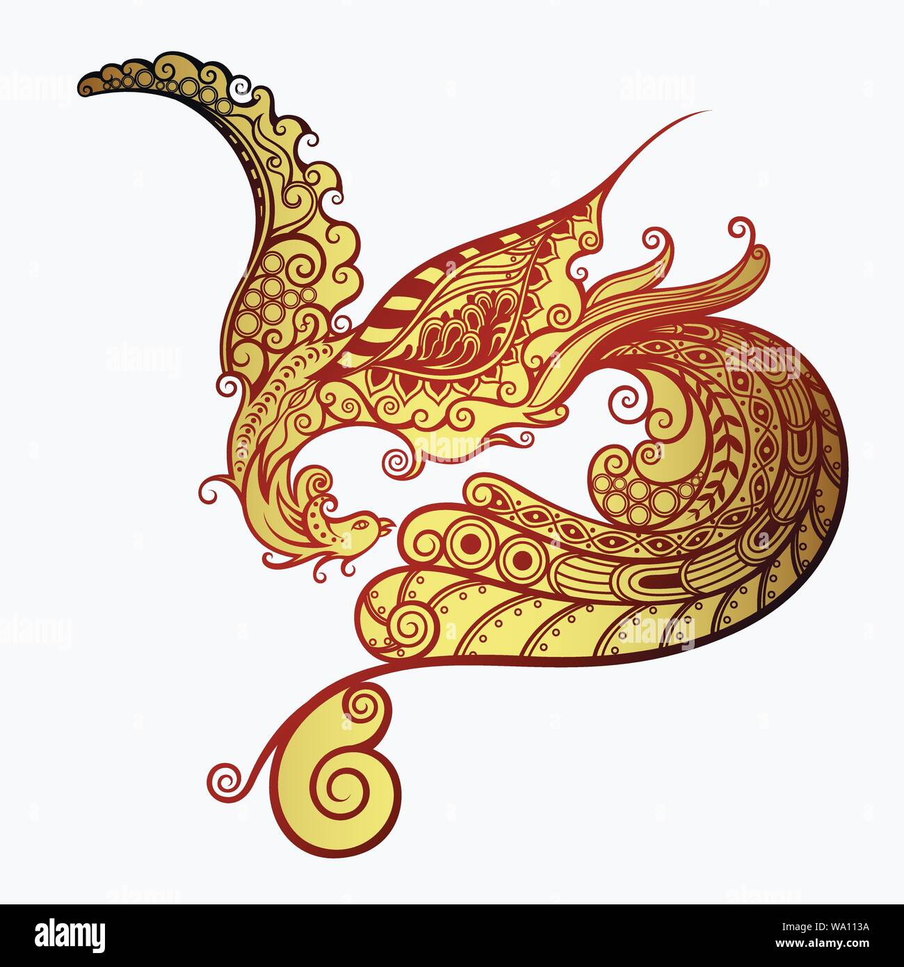 vector illustration of a bird Stock Vector Image & Art - Alamy