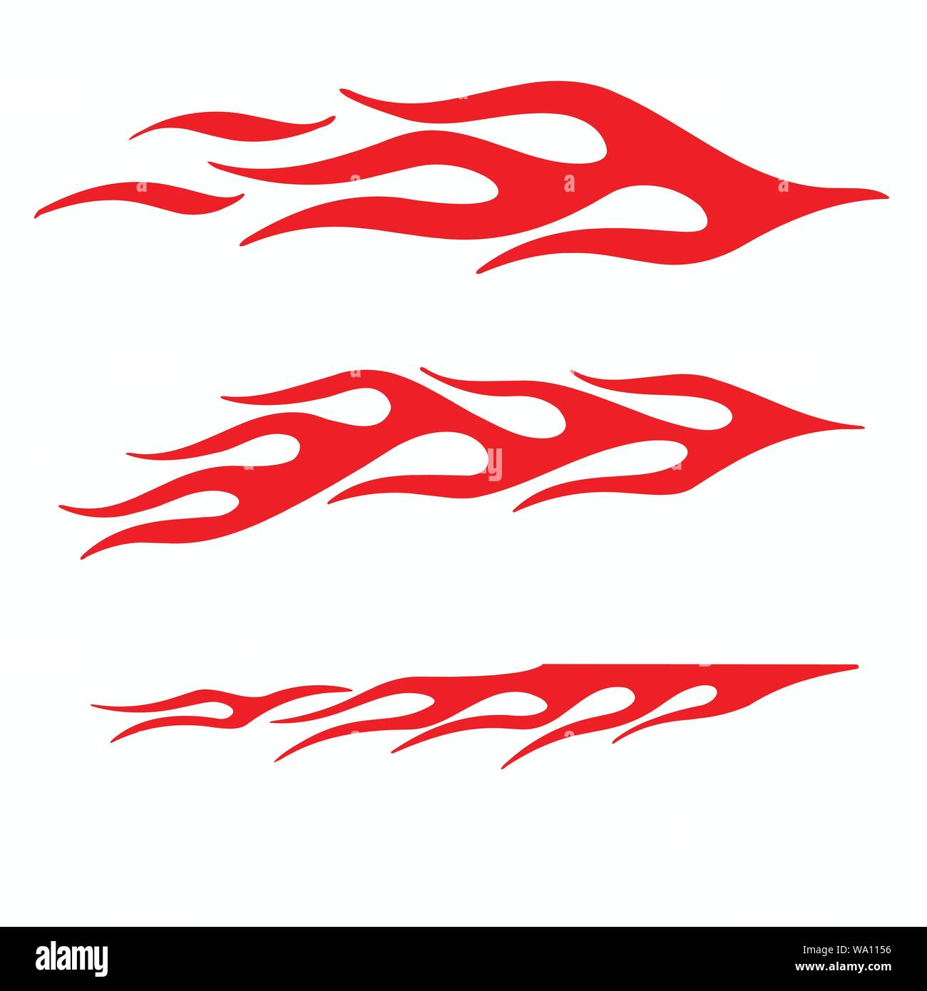 Vector illustration of fire tribal Stock Vector Image & Art - Alamy
