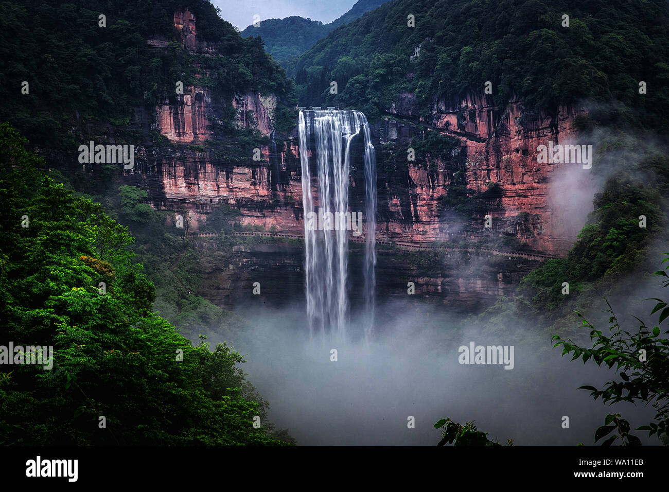 Chongqing mountain scenery Stock Photo - Alamy