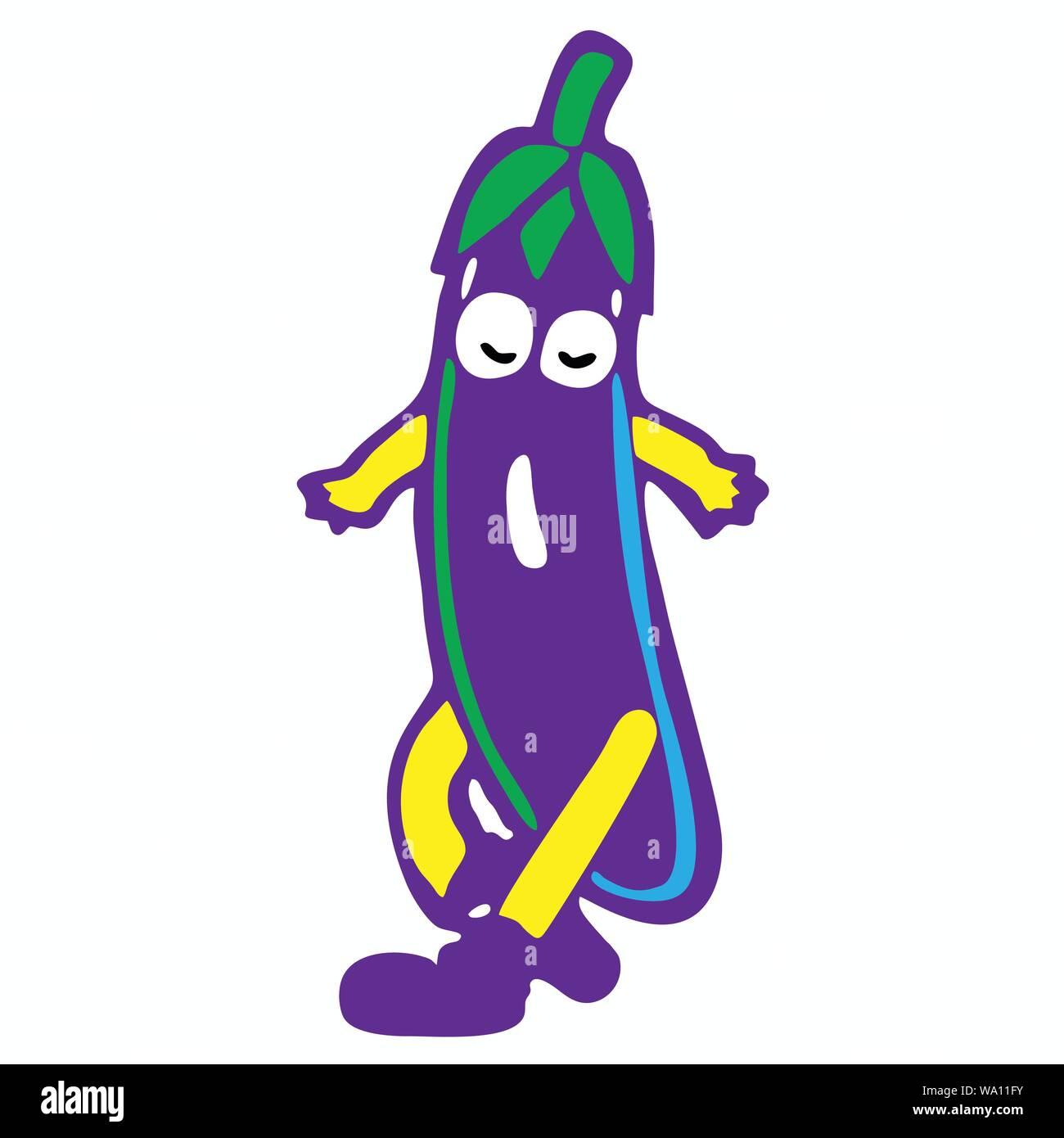 vector illustration of vegetable character Stock Vector Image & Art - Alamy