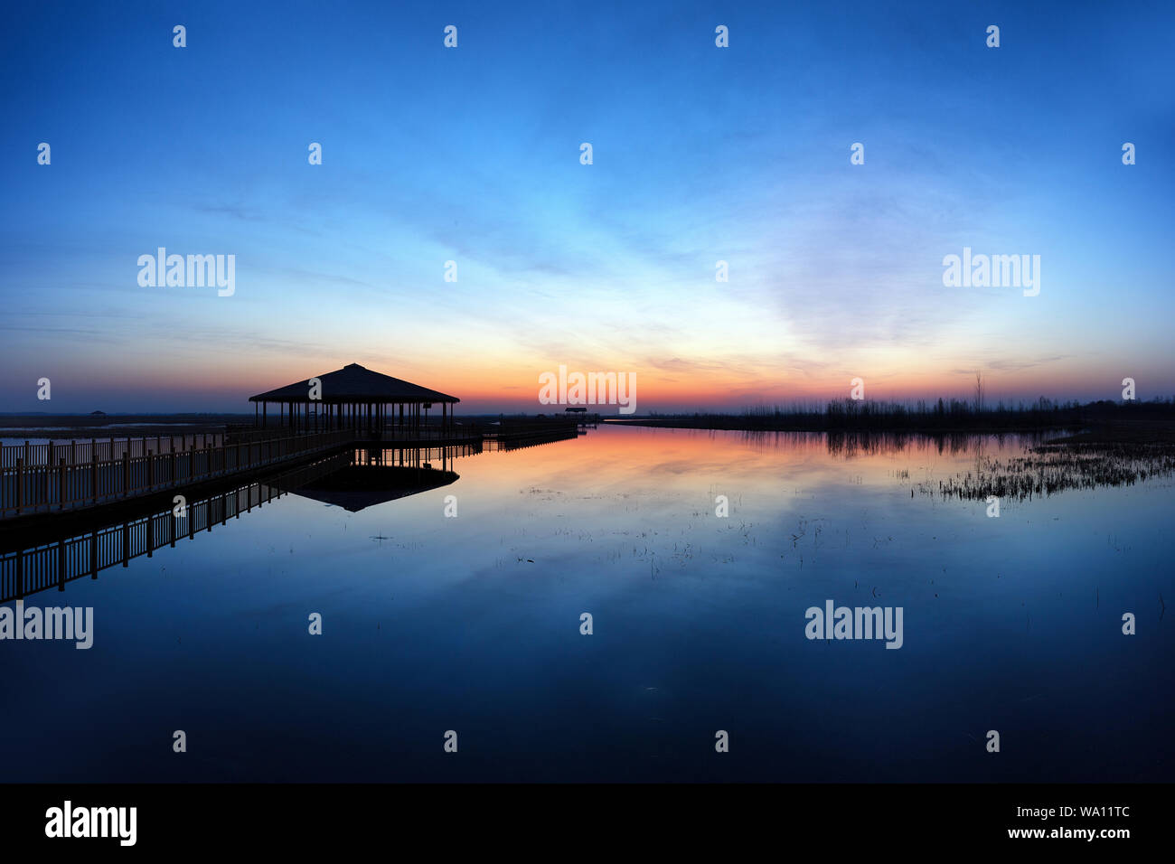 Beautiful baiyang lake hi-res stock photography and images - Alamy