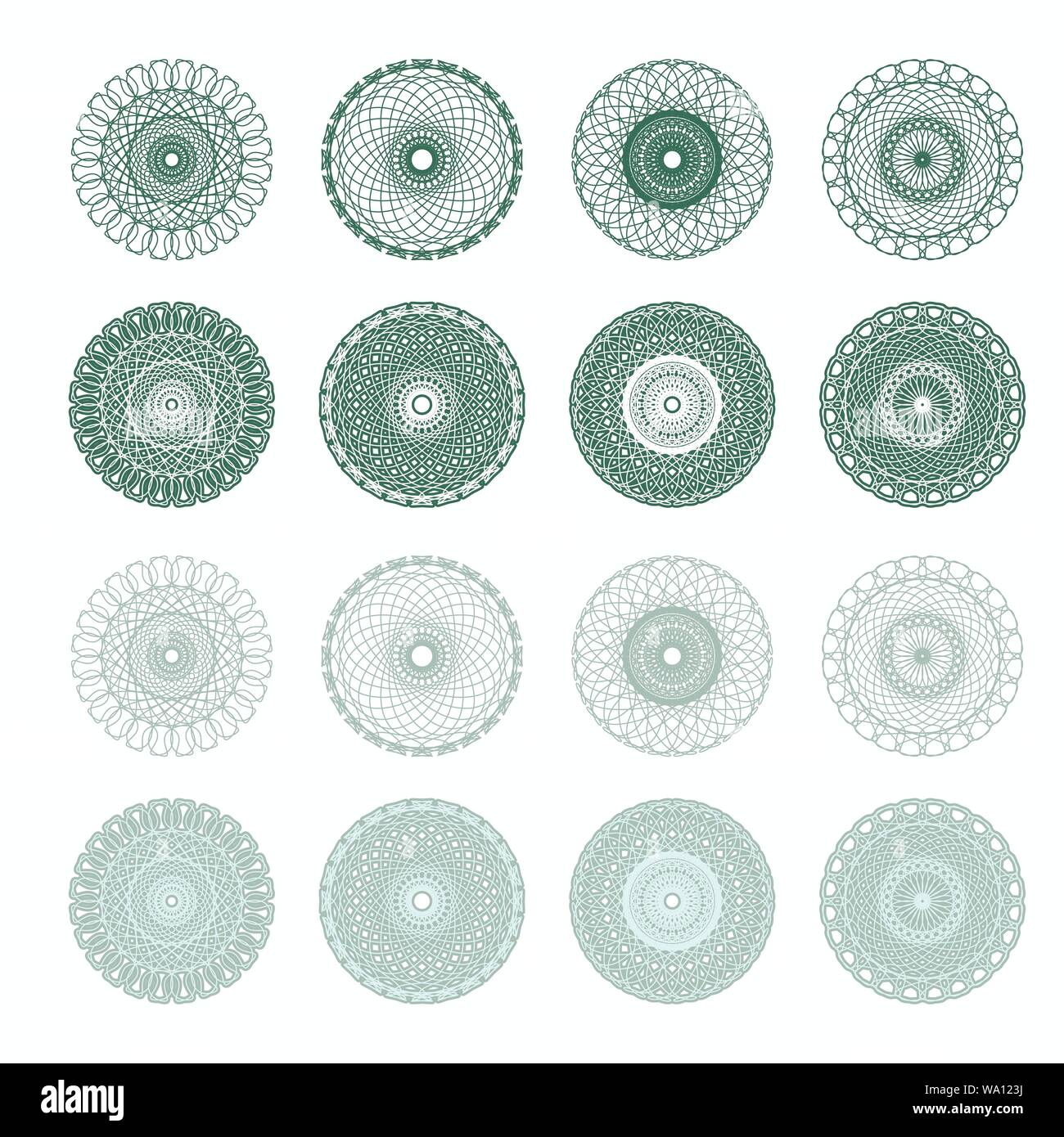 vector illustration of a geometric collection Stock Vector Image & Art ...