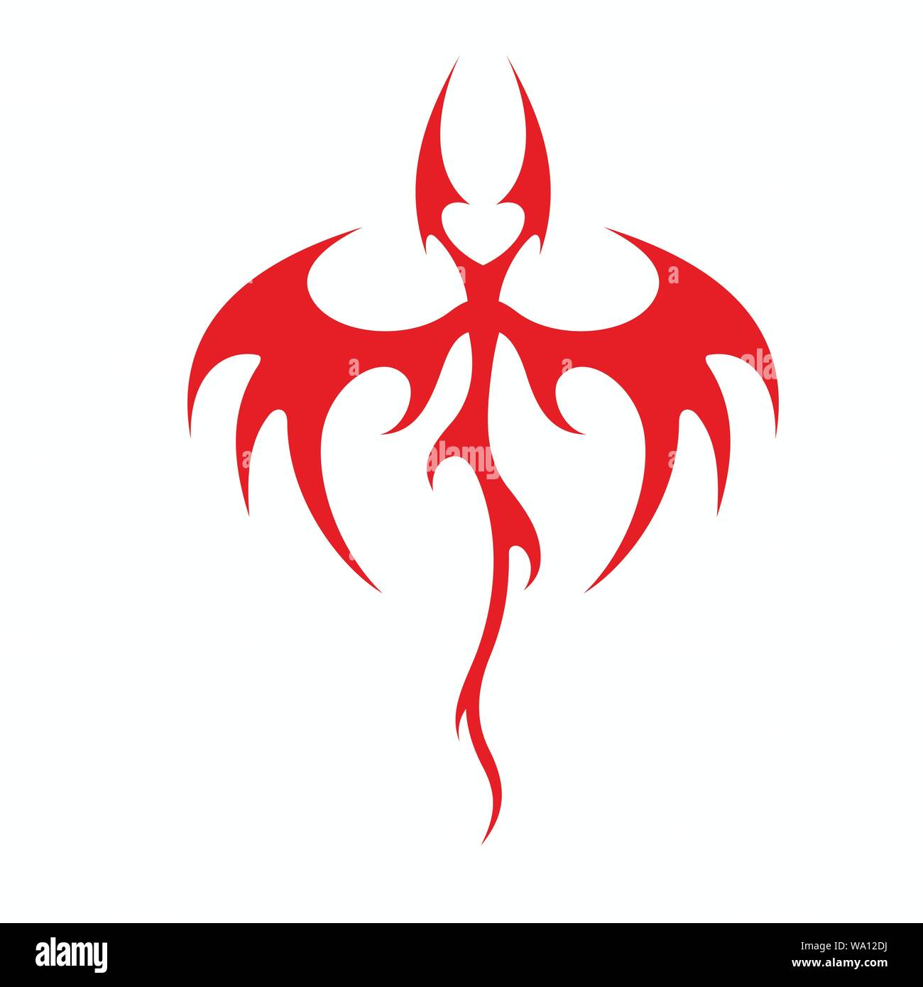 Welsh Dragon Tribal