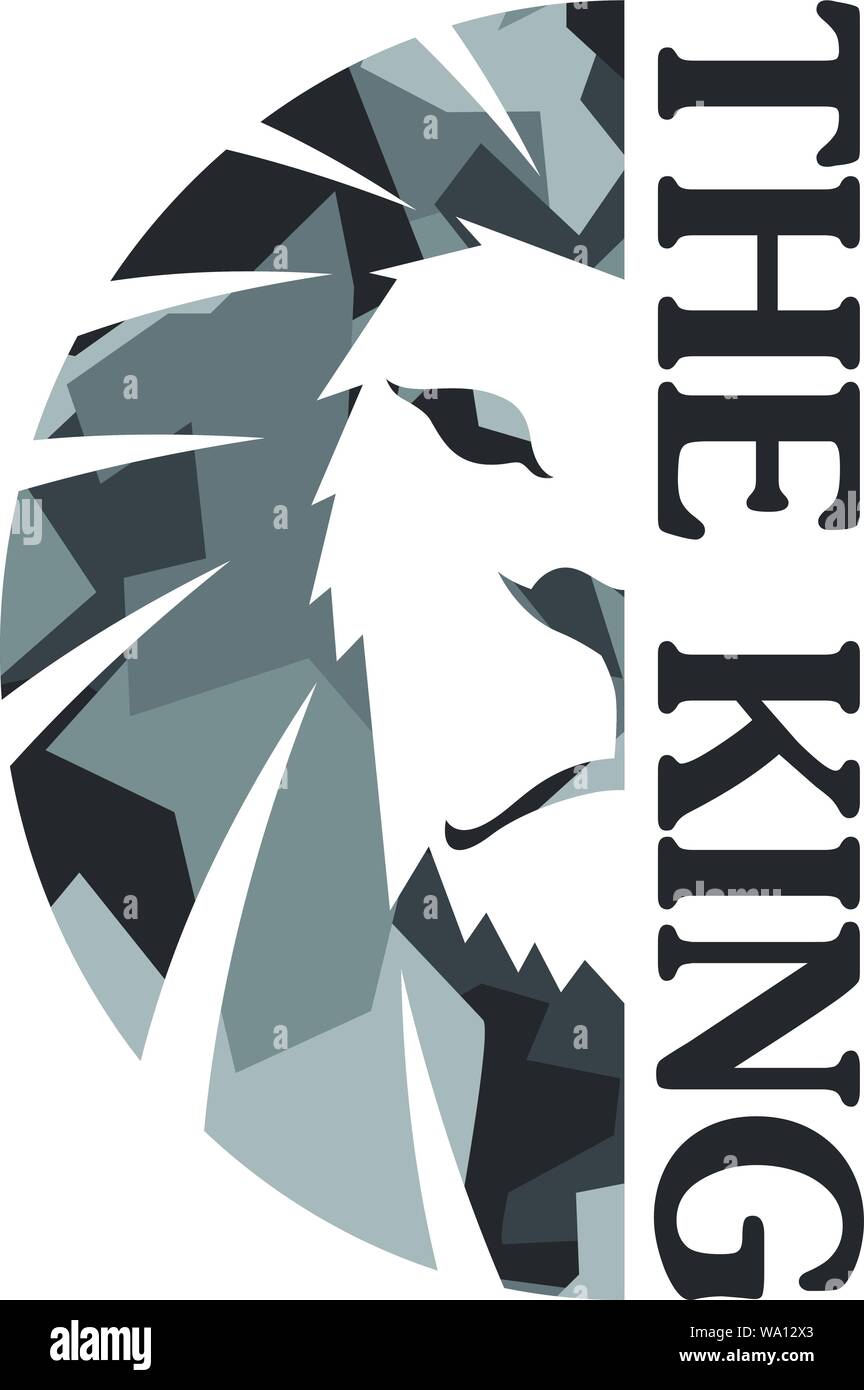 king lion endangered species logo sign vector art Stock Vector Image ... king lion endangered species logo sign vector art Stock Vector Image ...