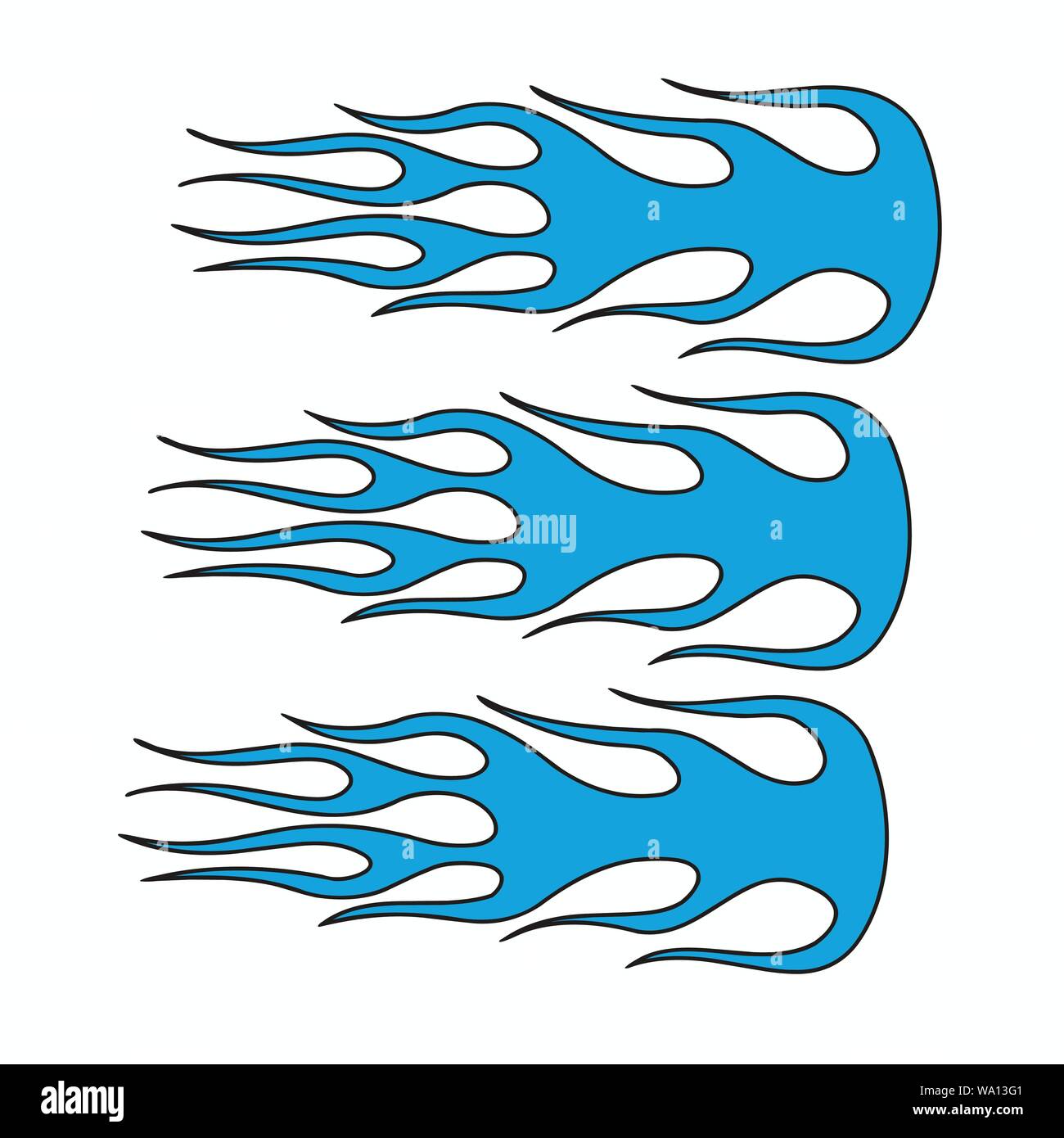 Vector illustration of fire tribal Stock Vector Image & Art - Alamy