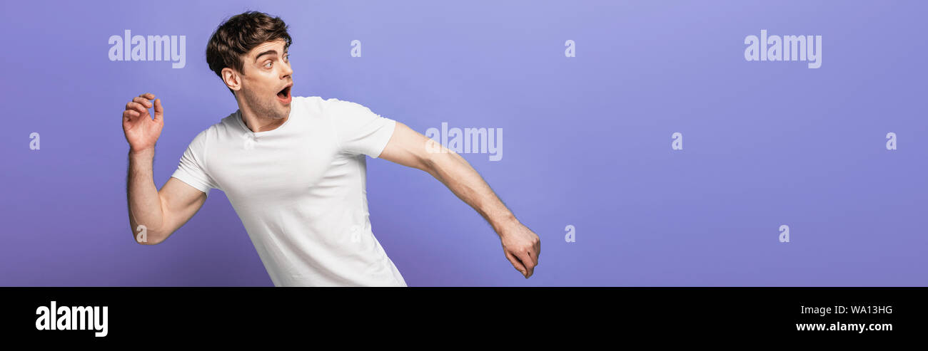 Man running scared hi-res stock photography and images - Alamy