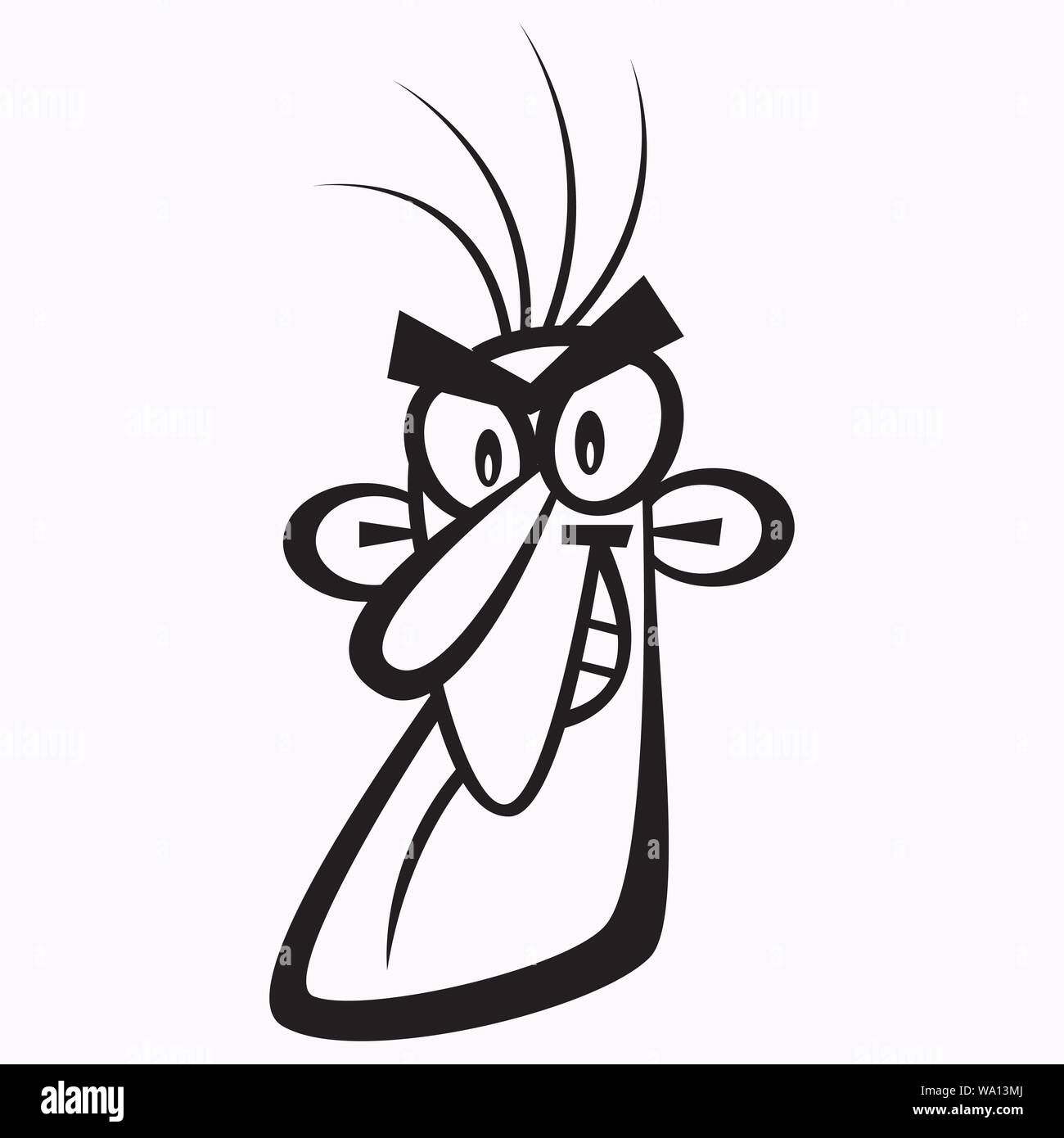 Vector illustration of funny person character Stock Vector Image & Art ...