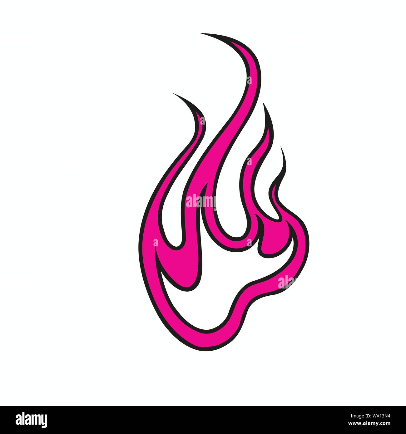 Vector illustration of fire tribal Stock Vector Image & Art - Alamy