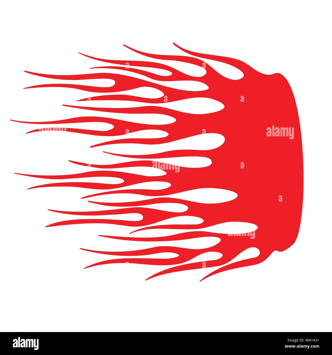 Vector illustration of fire tribal Stock Vector Image & Art - Alamy