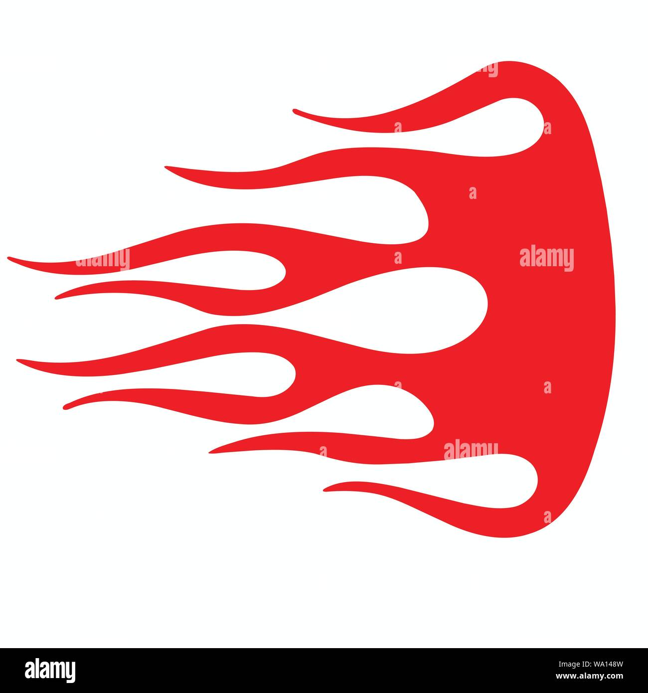 Vector illustration of fire tribal Stock Vector Image & Art - Alamy