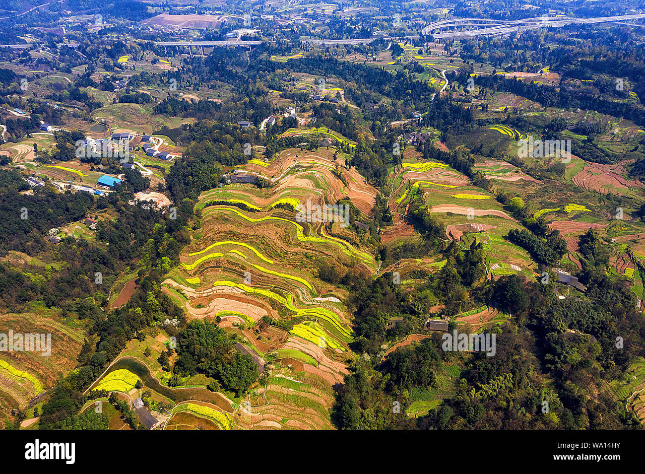 Chongqing mountain scenery Stock Photo - Alamy