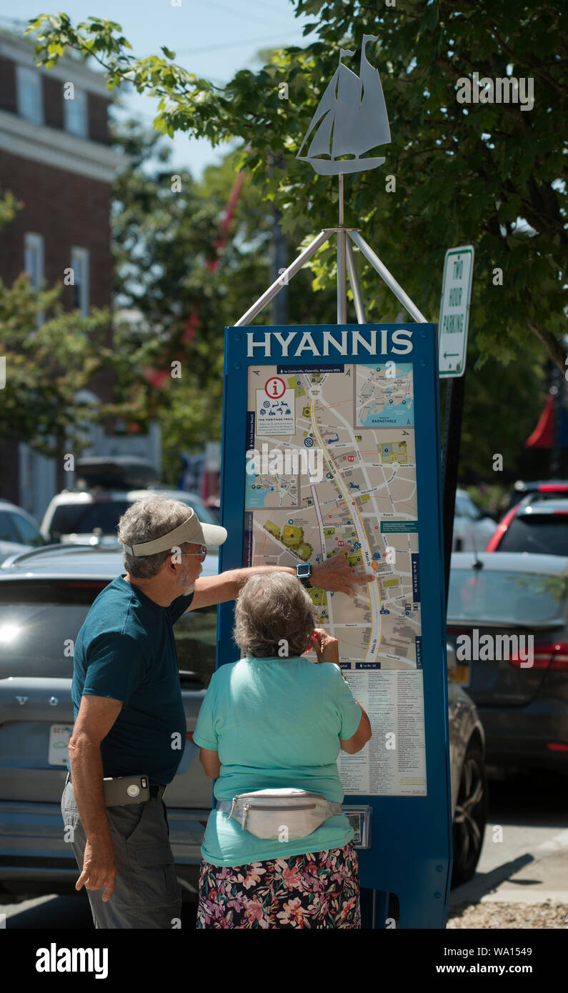 Hyannis map hi-res stock photography and images - Alamy