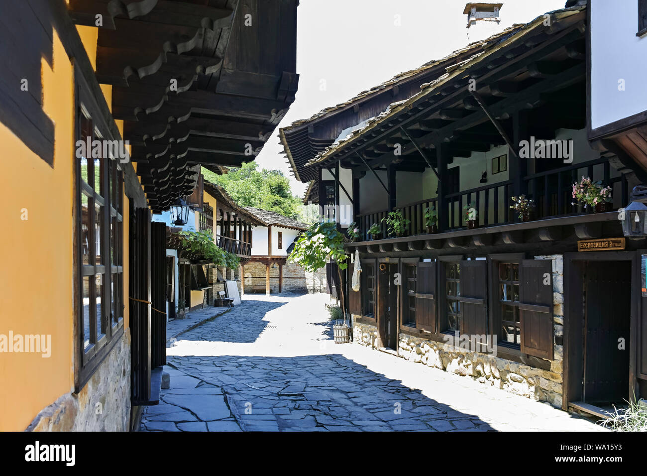 ETARA, GABROVO, BULGARIA- JULY 6, 2018: Architectural Ethnographic ...
