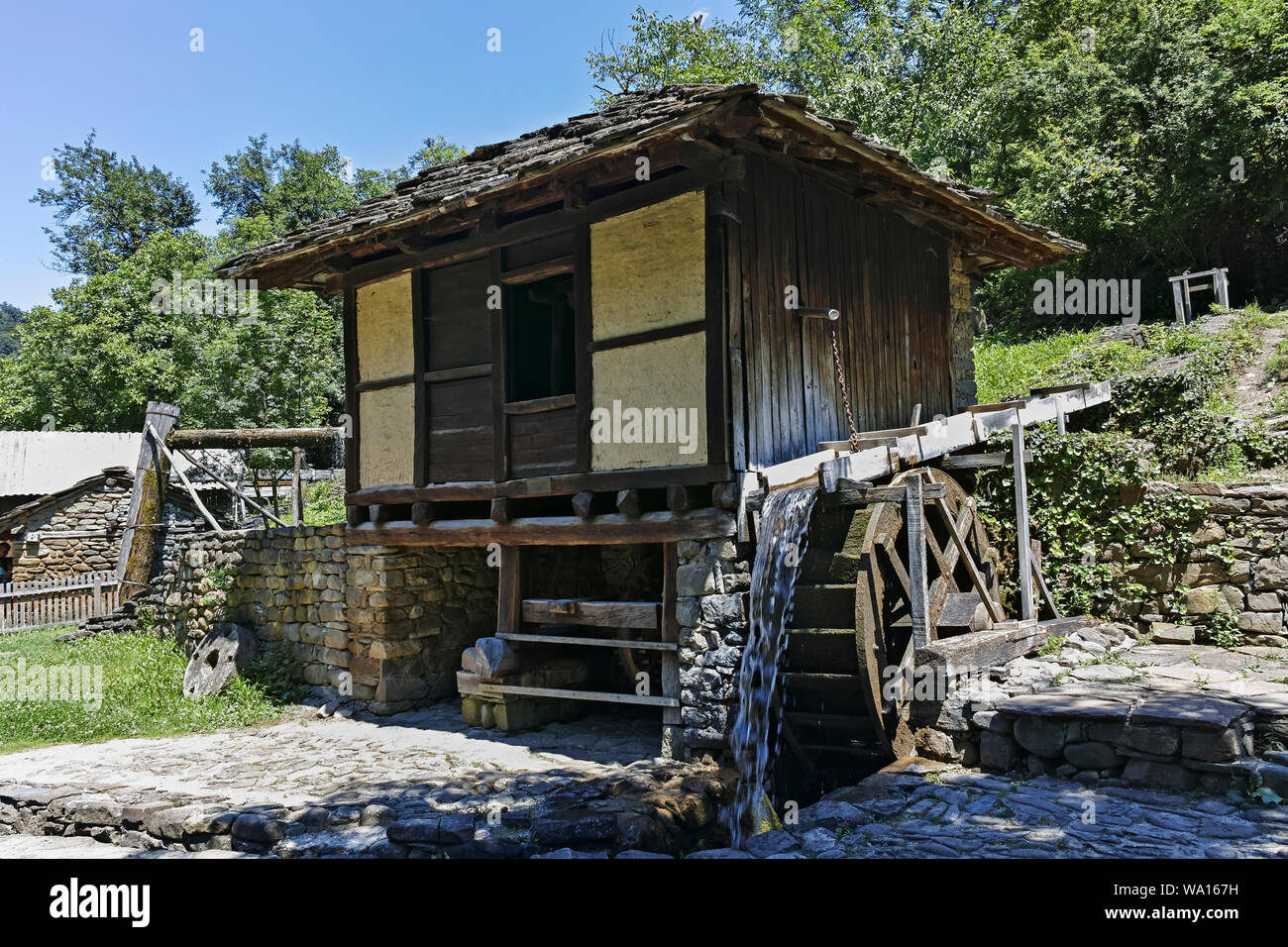 ETARA, GABROVO, BULGARIA- JULY 6, 2018: Architectural Ethnographic ...