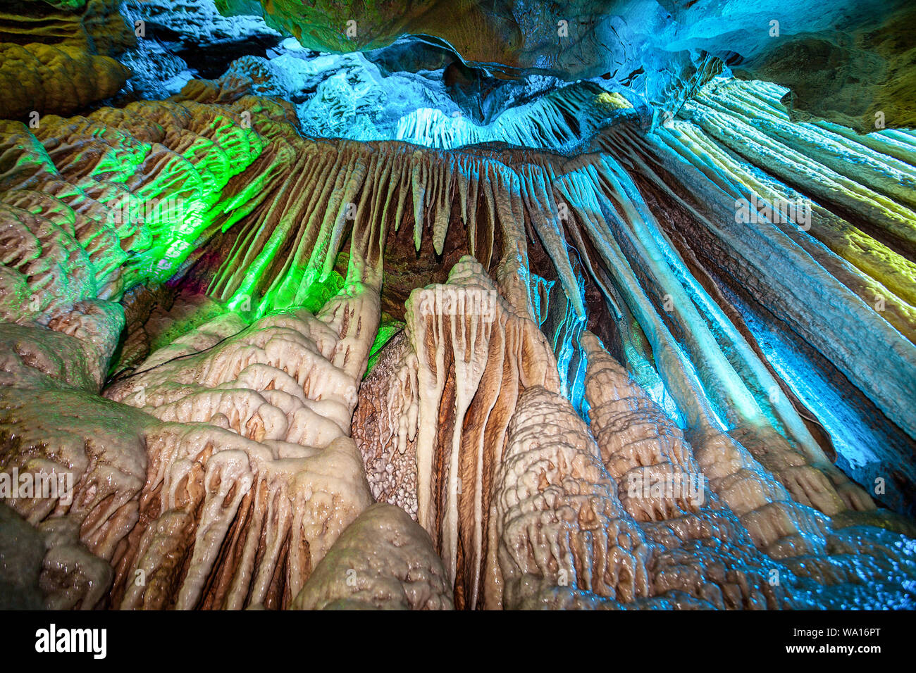 Chongqing video jade snow cave Stock Photo - Alamy