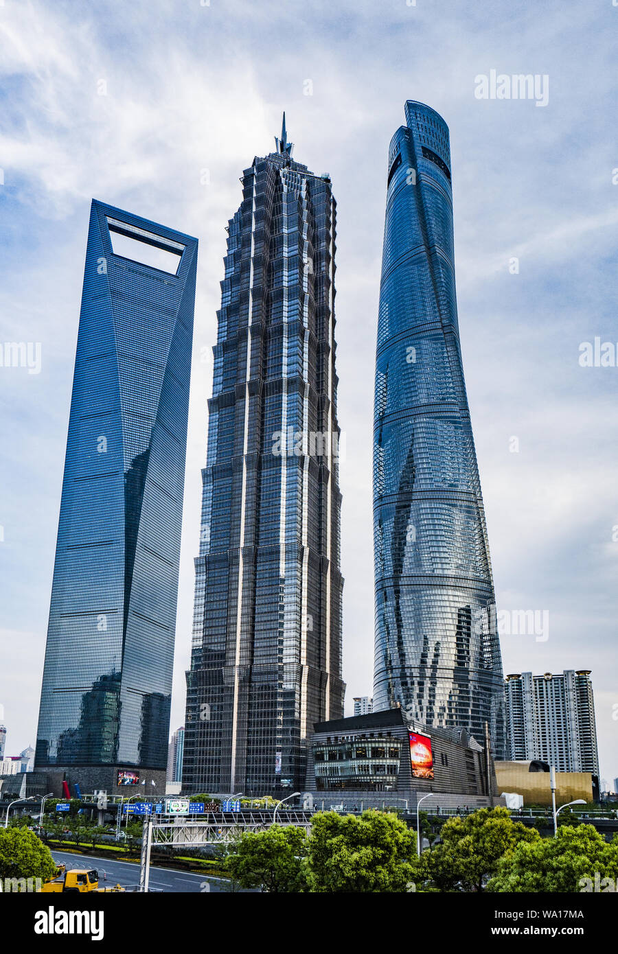Shanghai scenery - lujiazui high-rise buildings Stock Photo - Alamy