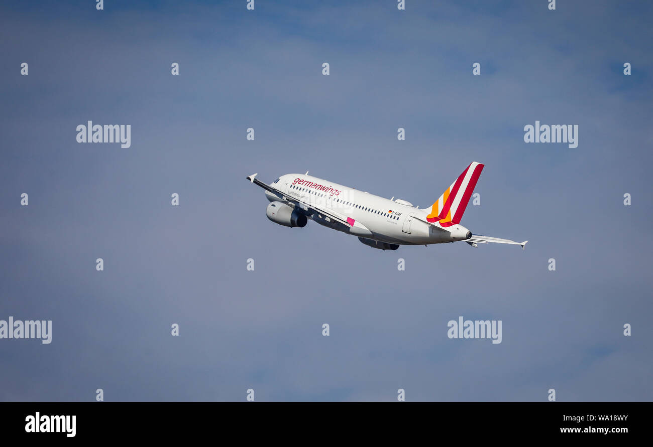 Duesseldorf, North Rhine-Westphalia, Germany - germanwings aircraft ...