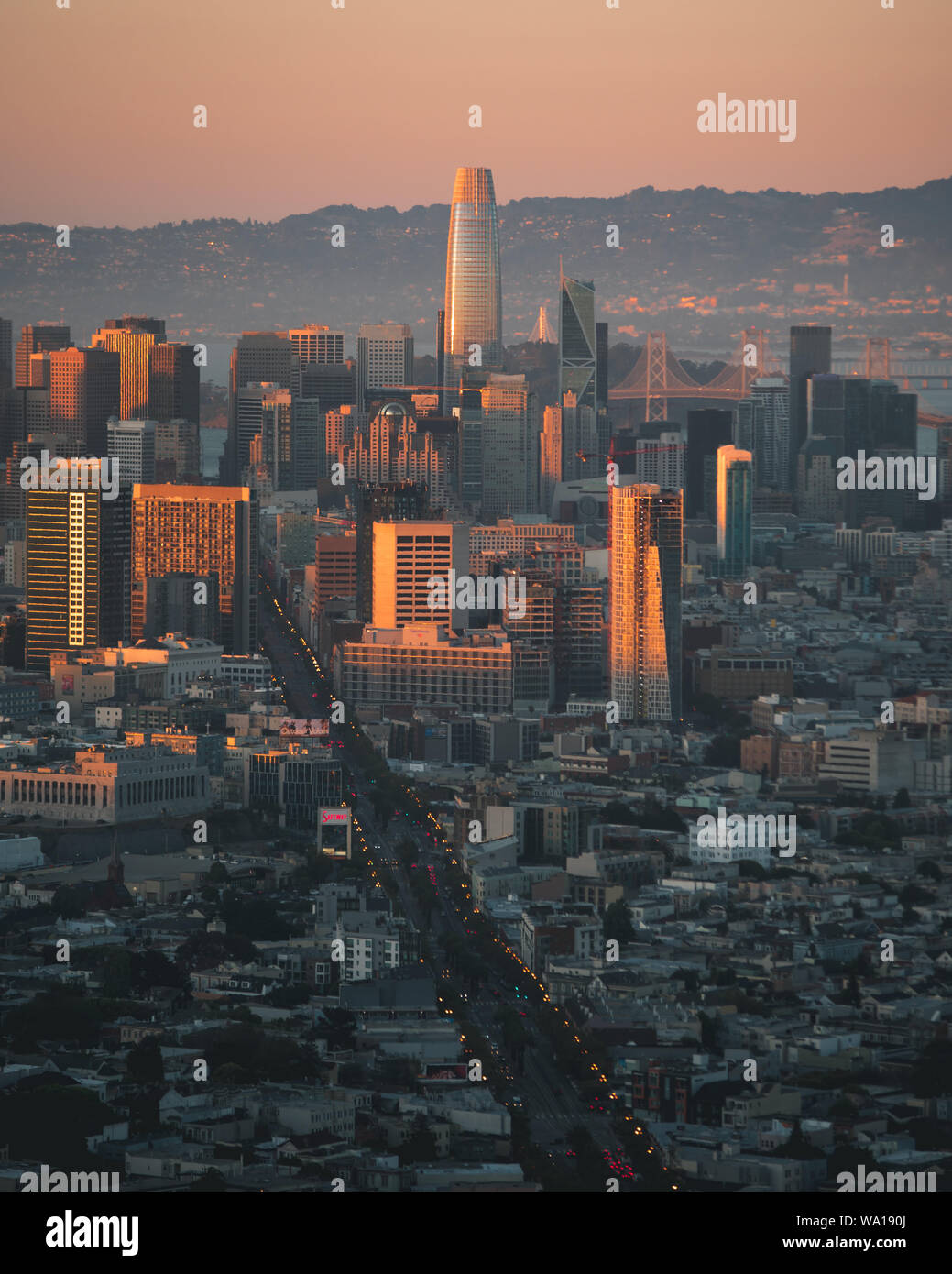 San Francisco California Cityscape Stock Photo - Alamy