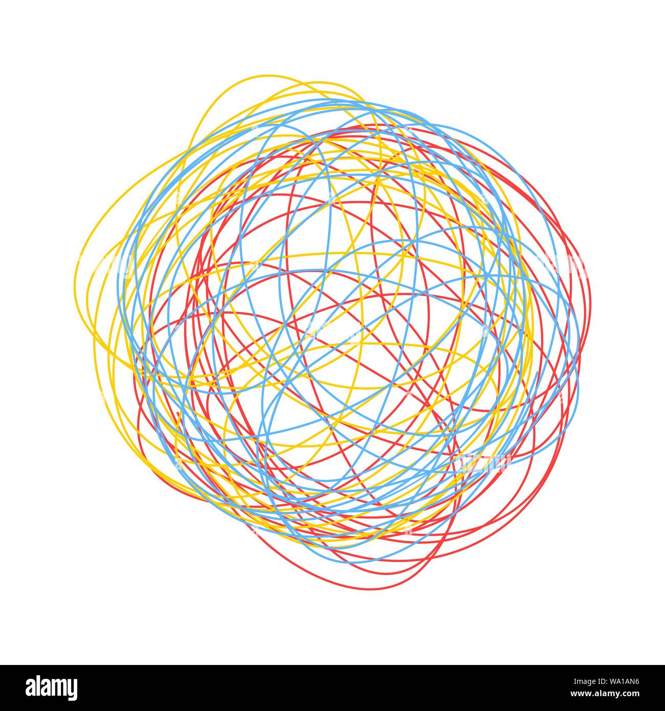 Three colour thread Stock Vector Images - Alamy