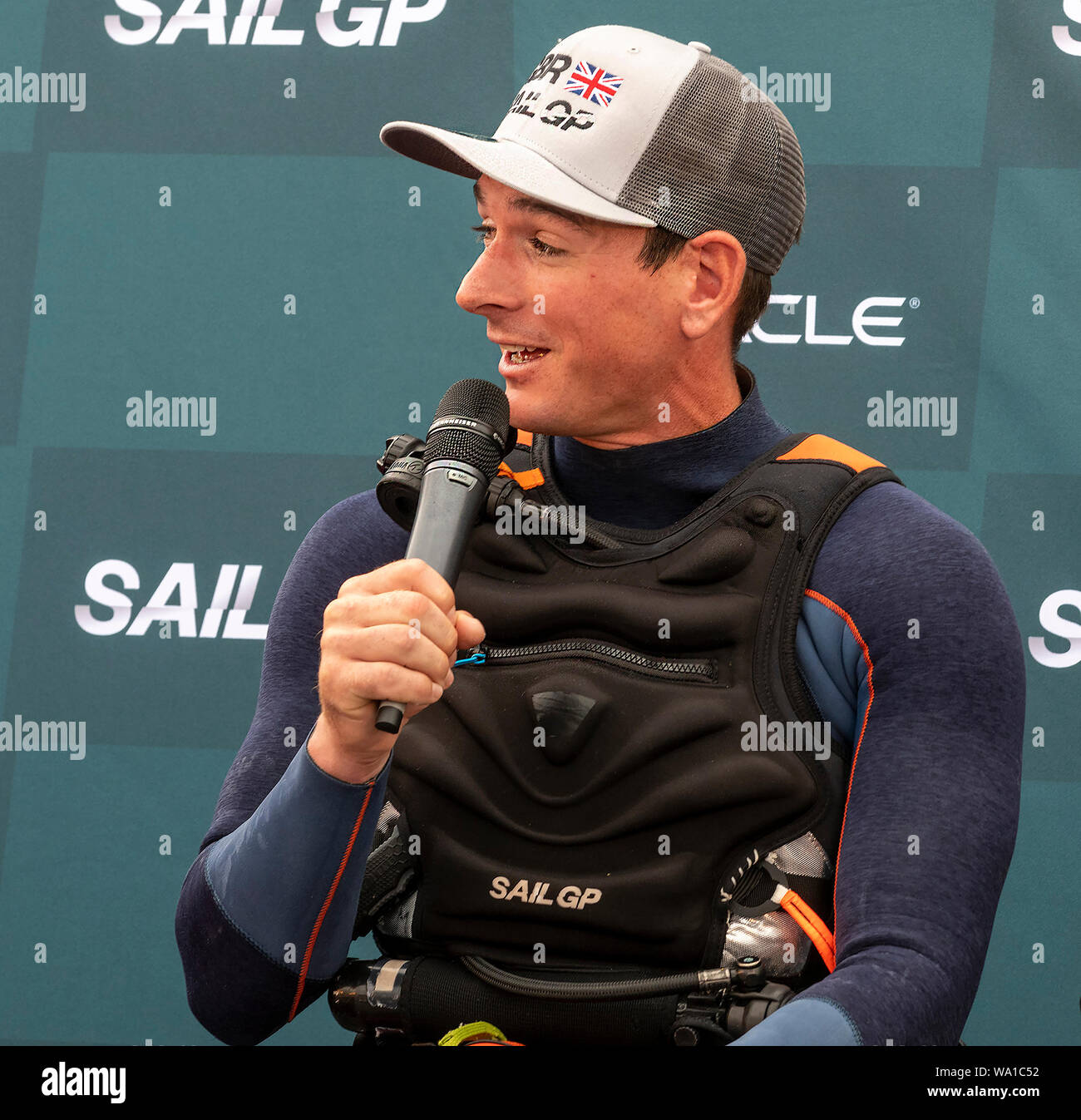 Interviews on stage day of champions hi-res stock photography and ...