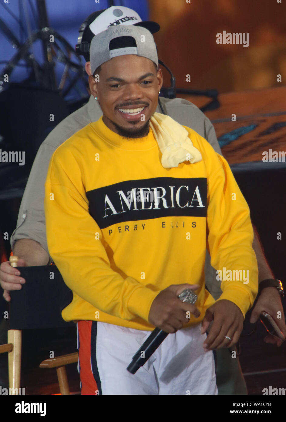 August 16, 2019, New York City, New York, USA: Singer CHANCE THE RAPPER ...