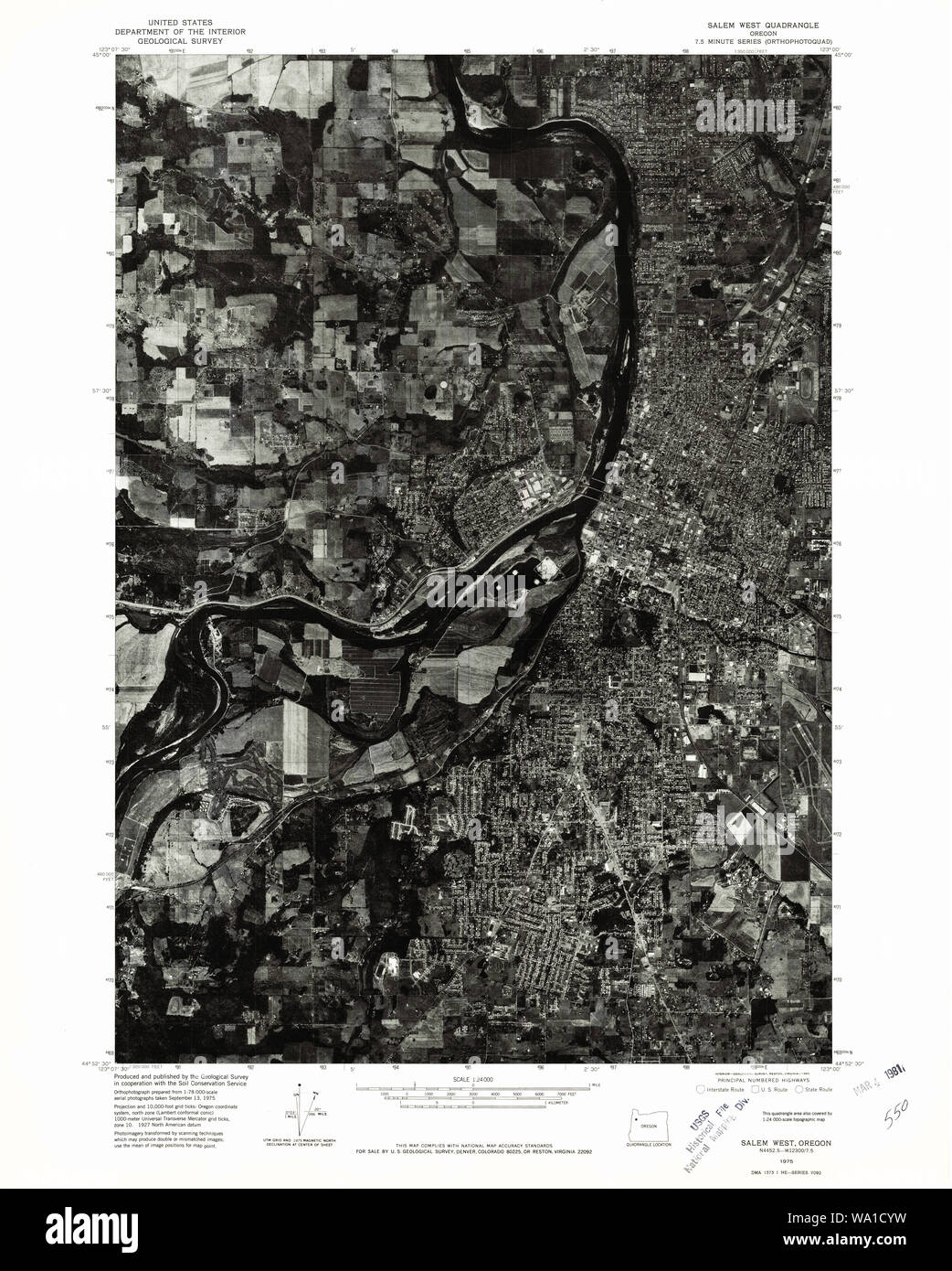 West salem map hi-res stock photography and images - Alamy