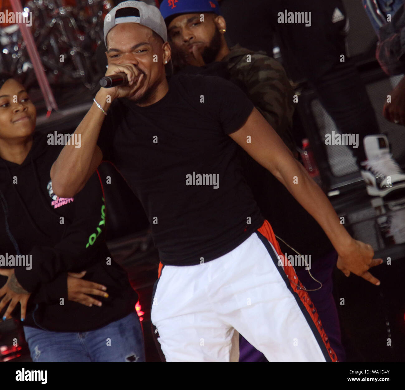 August 16, 2019, New York City, New York, USA: Singer CHANCE THE RAPPER ...