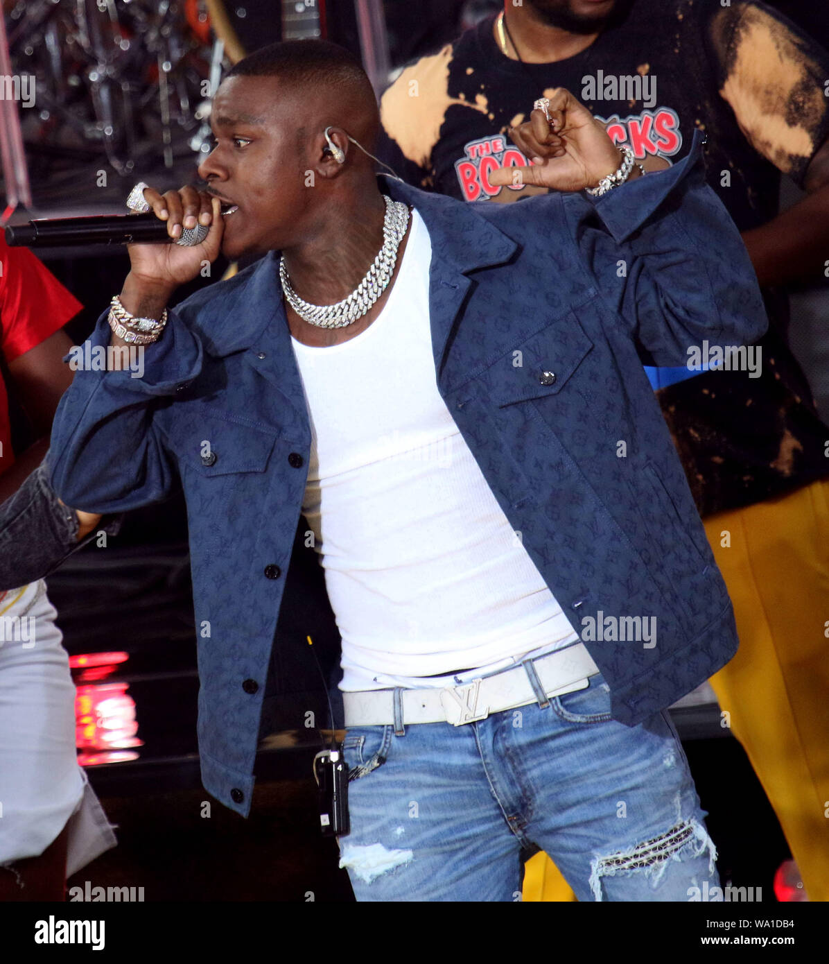 August 16, 2019, New York City, New York, USA: Singer DABABY performs ...