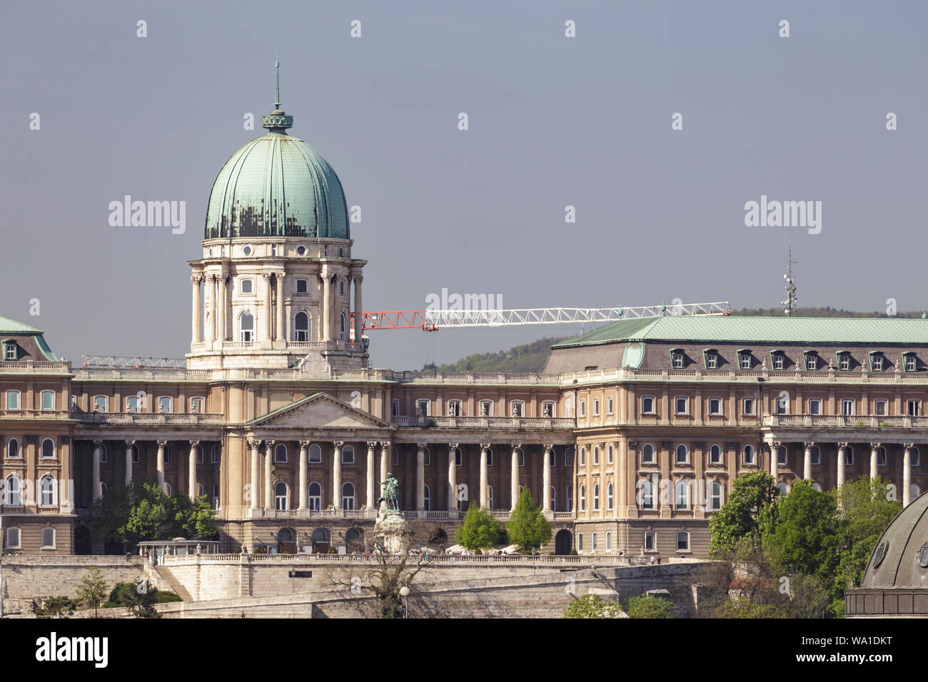 Buda Castle in Budapest, Hungary. The historic seat of the Hungarian ...