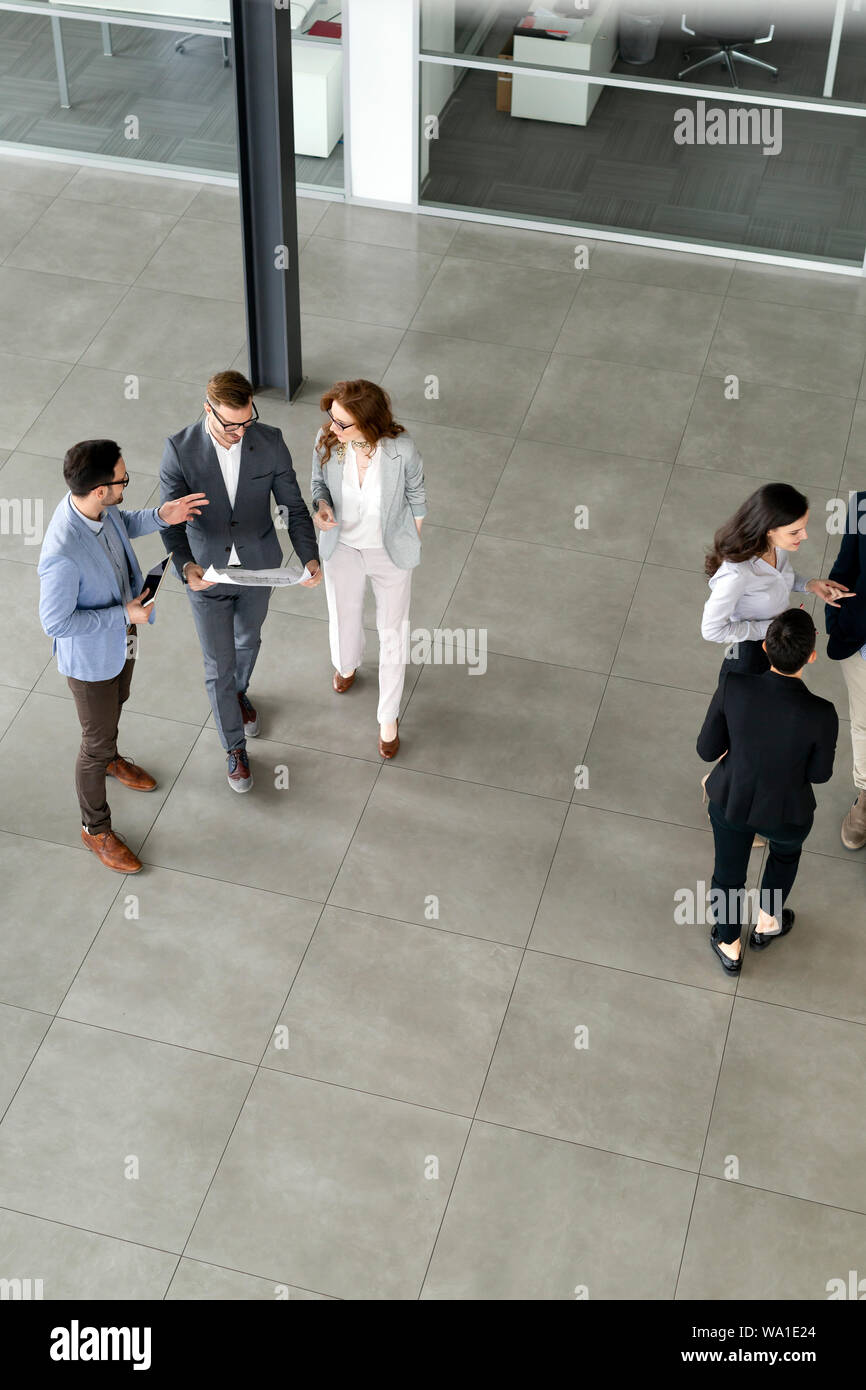 Group of architects and business people working together Stock Photo ...